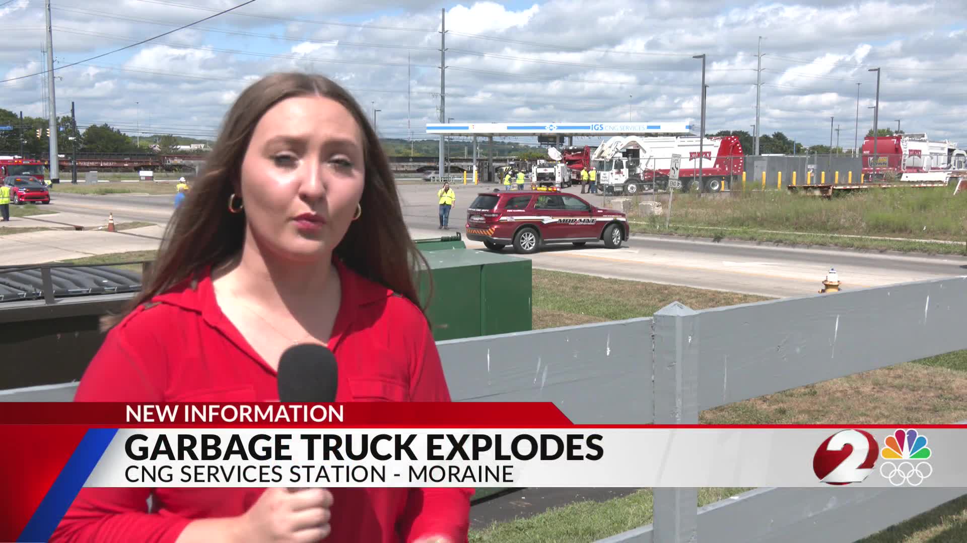 Garbage truck explodes in Moraine, cause under investigation – WDTN.com