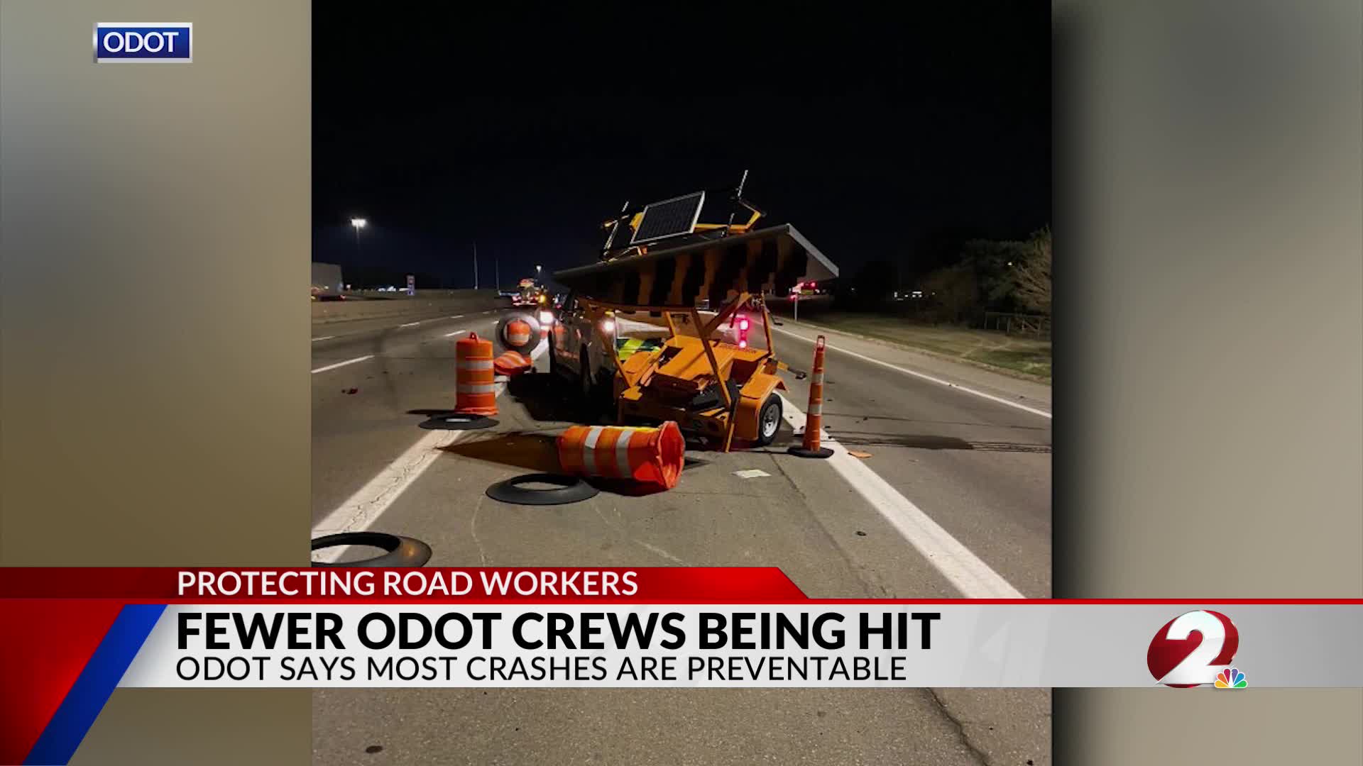 ODOT reports fewest number of crew-related crashes in years – WDTN.com