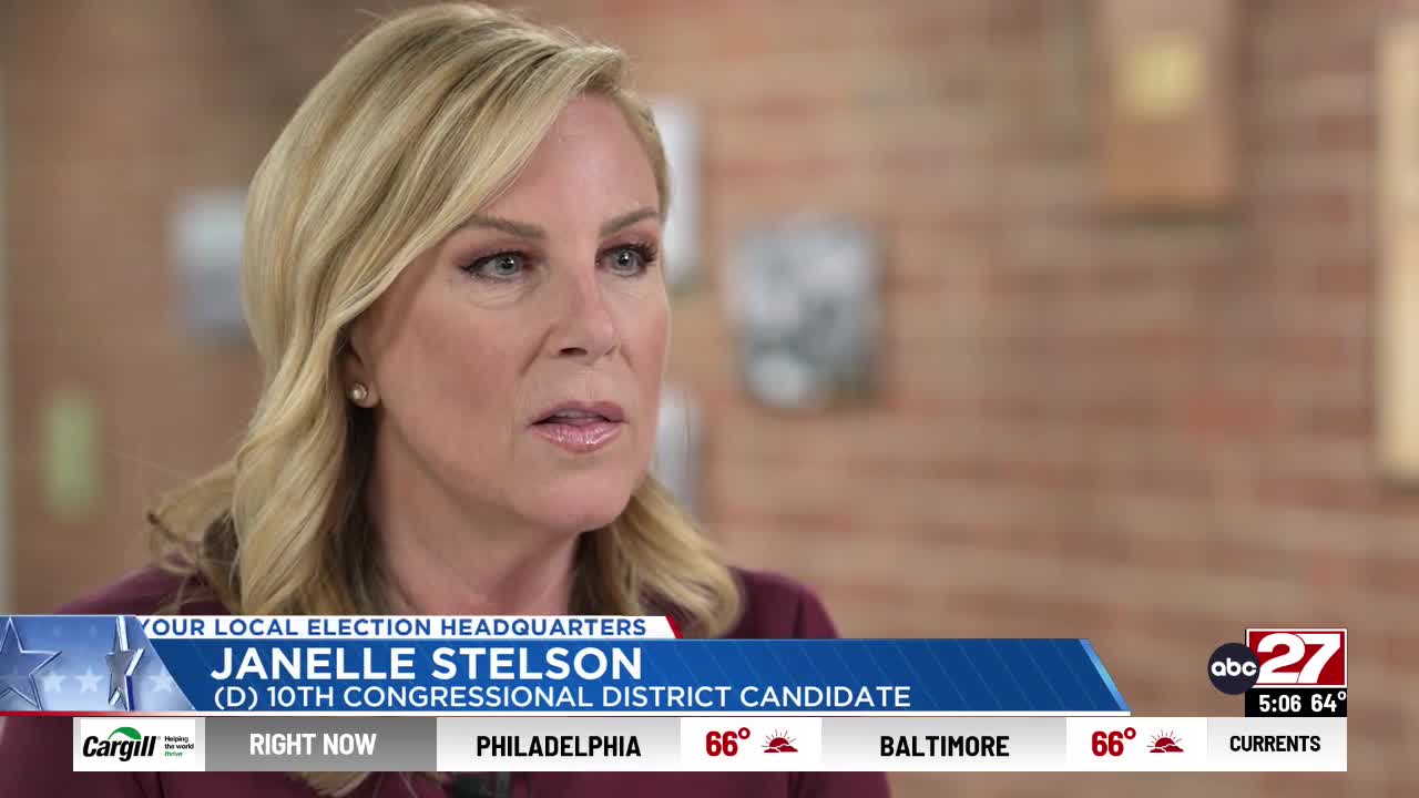 Janelle Stelson discusses Pennsylvania 10th Congressional campaign ...