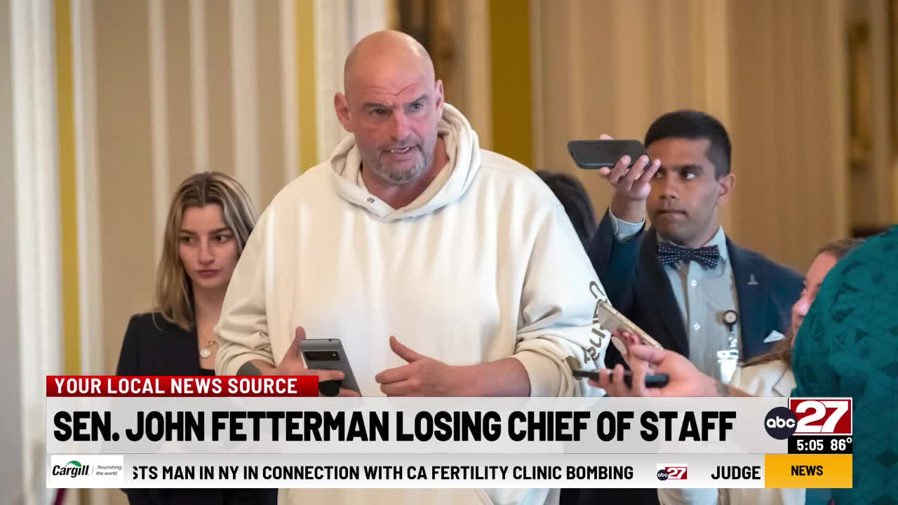 Senator Fetterman gets new chief of staff – ABC27