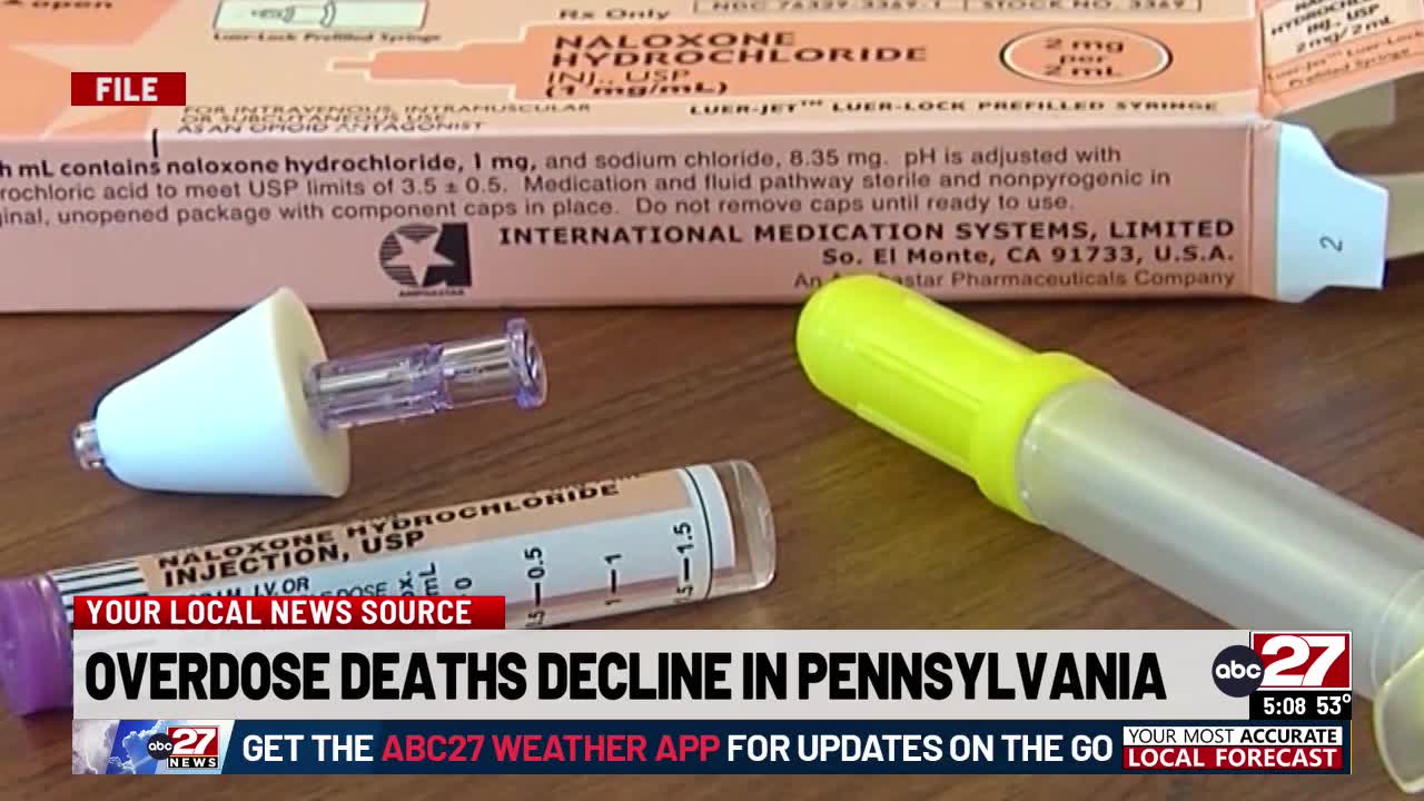 Pennsylvania reports 9,500 overdose reversals last year – ABC27