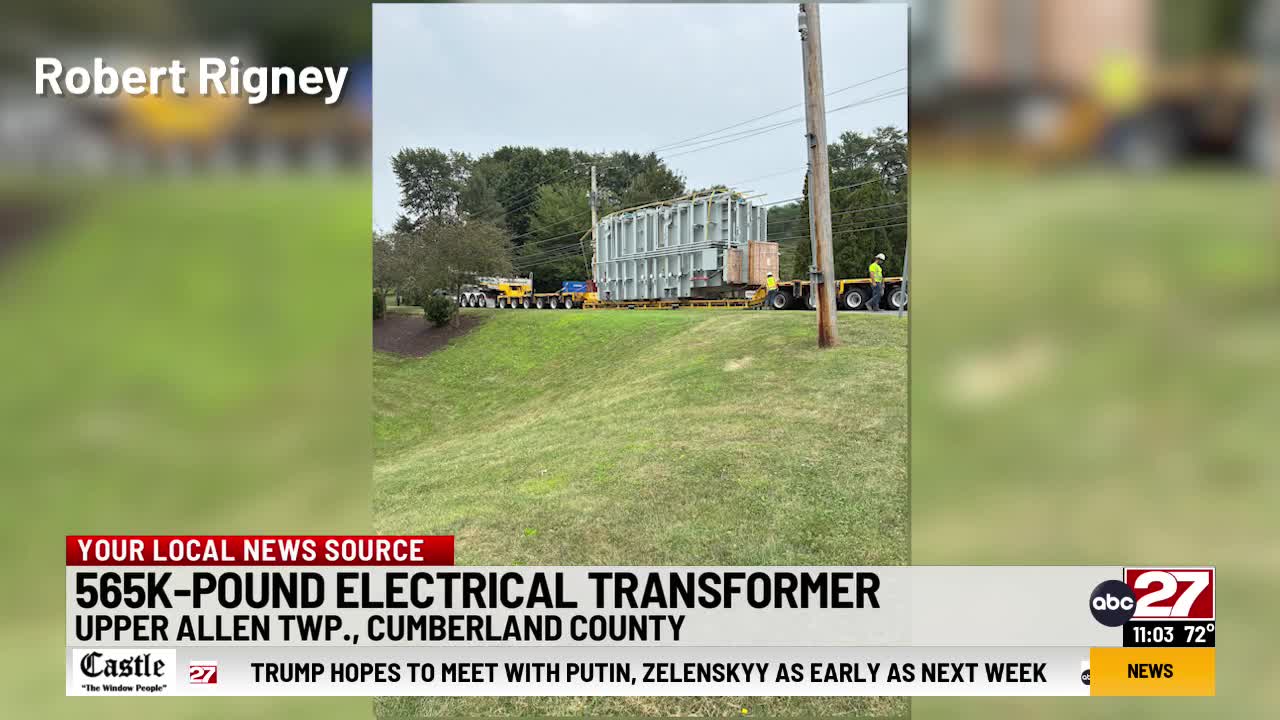 565K-pound ‘super load’ made its way through Cumberland County – ABC27
