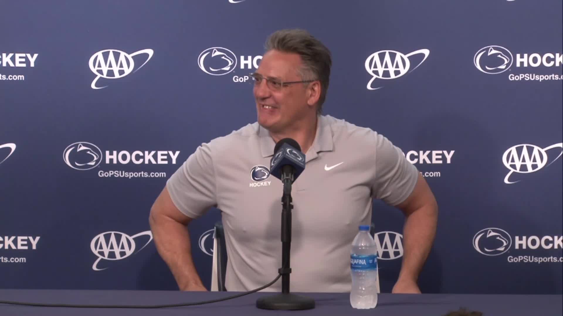 Penn State Men’s Hockey holds Media Day 2025 press conference – WETM ...