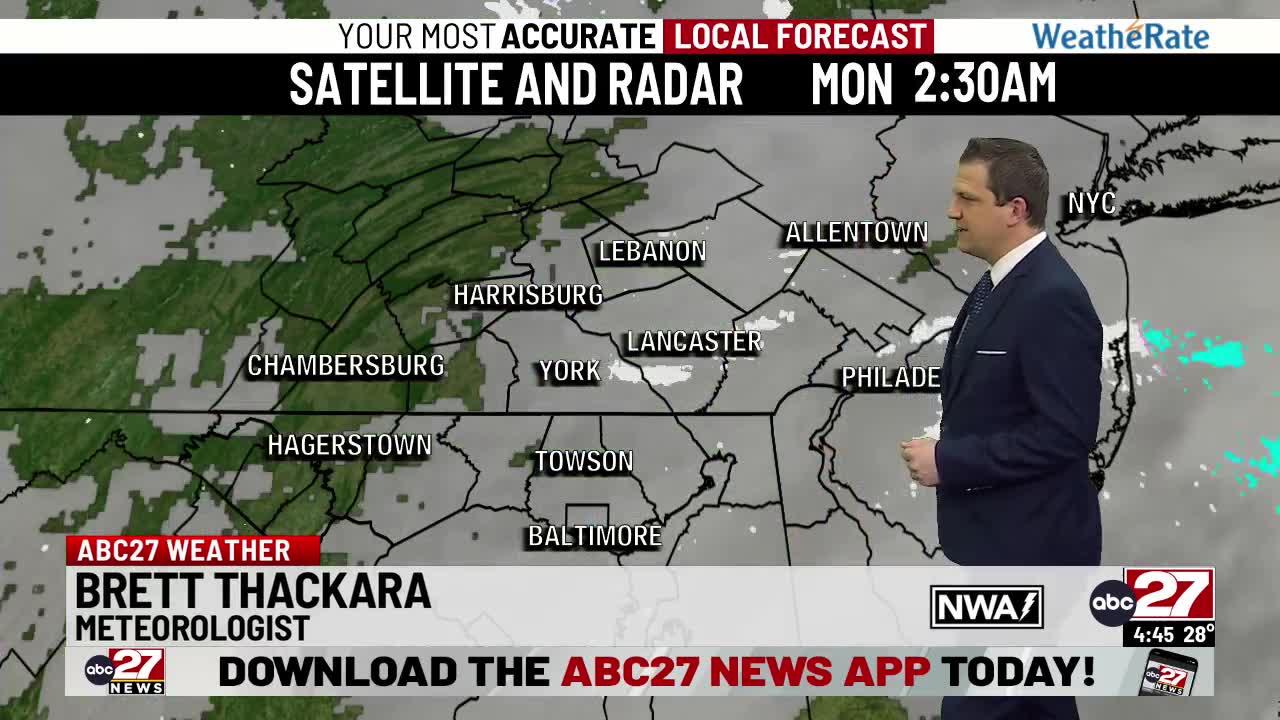 Brett’s Monday Morning Forecast – PAhomepage.com