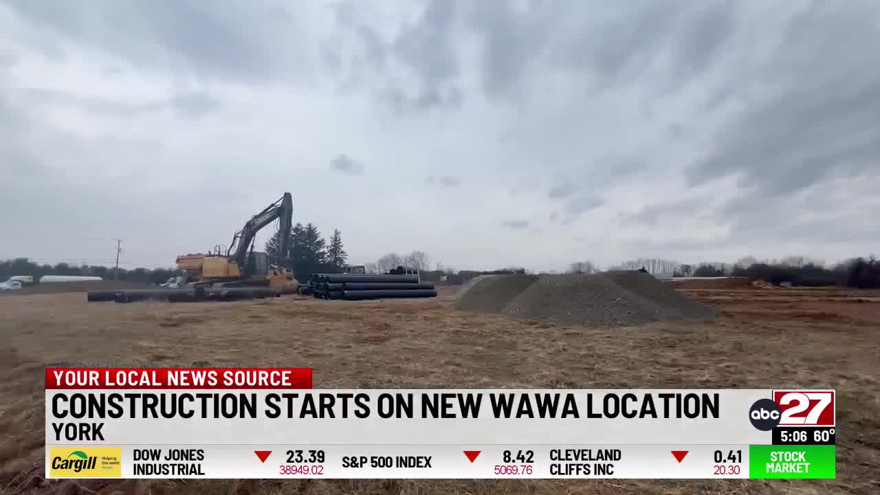 Construction underway for first York County Wawa – ABC27