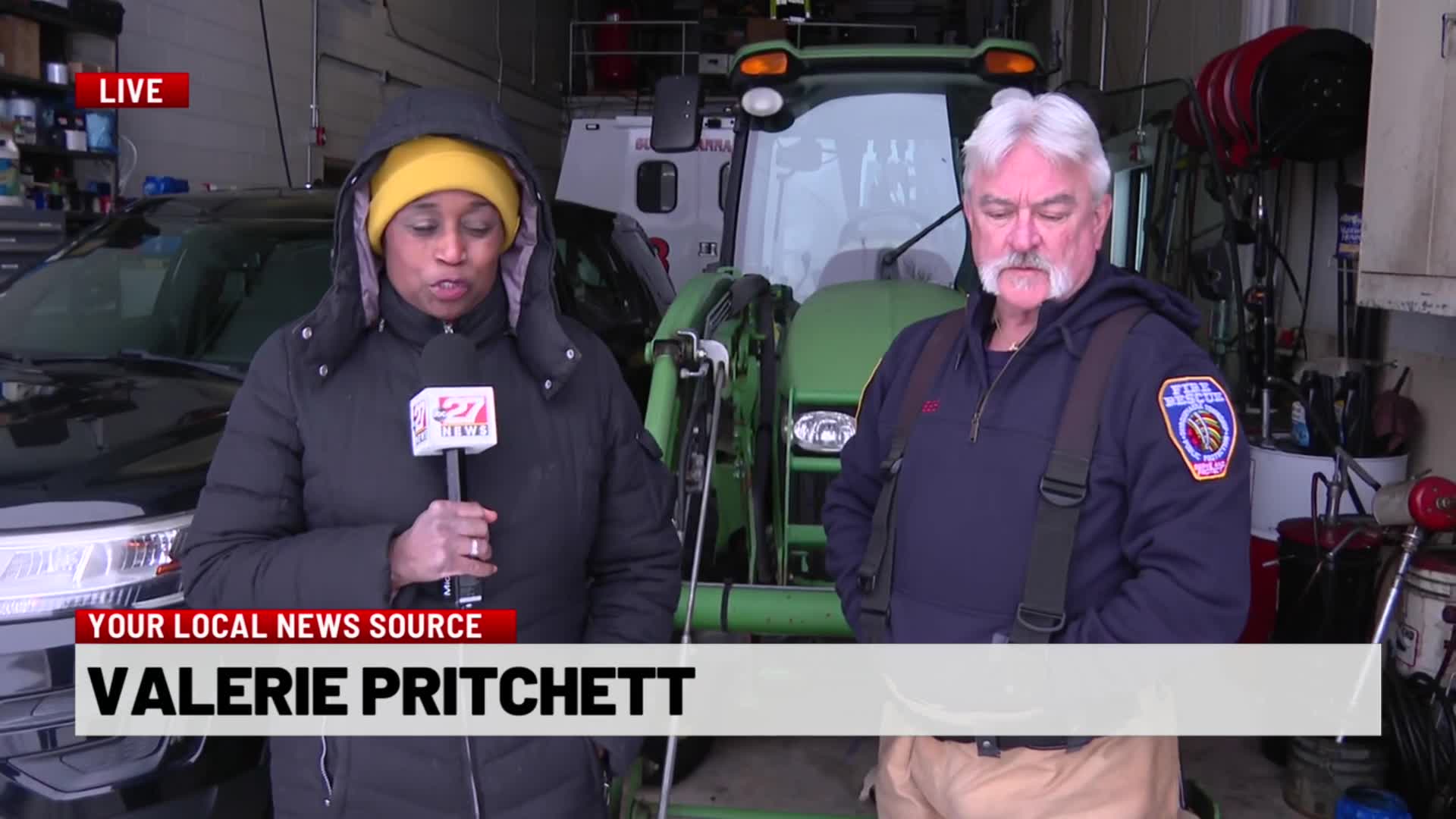 Firefighters share tips during winter storm – ABC27