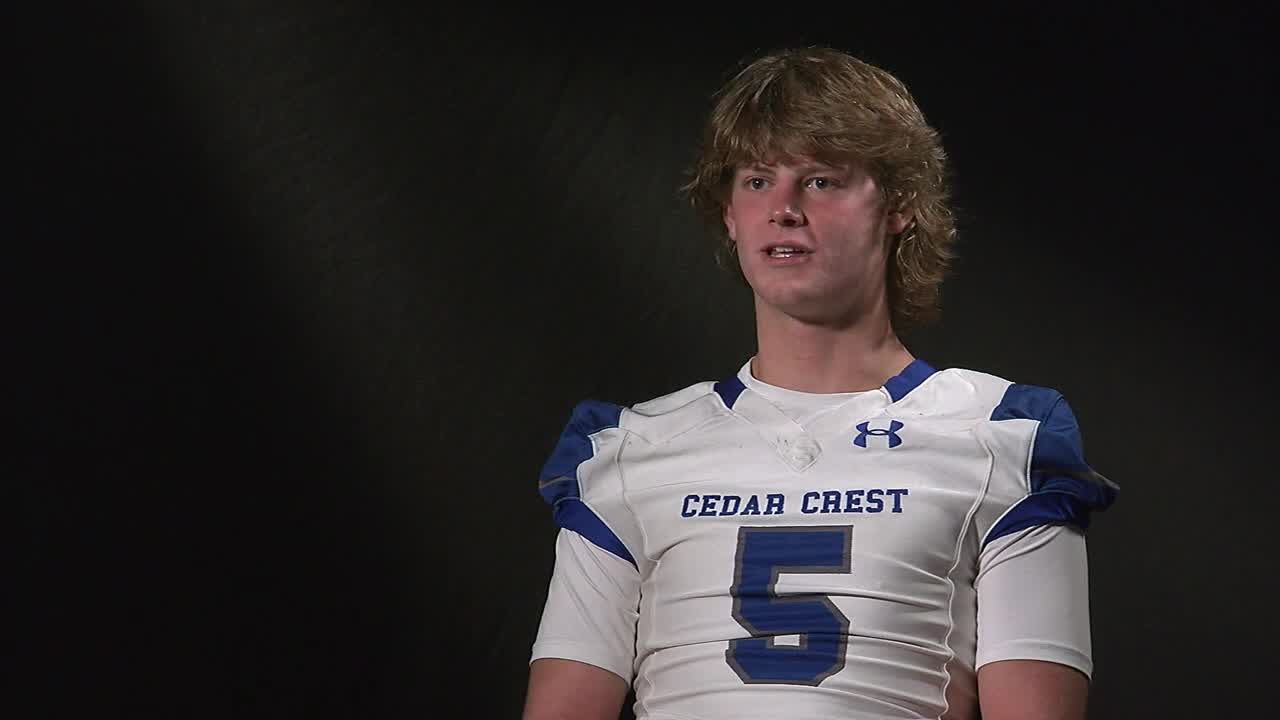 Full interview with Jay Huber, Cedar Crest senior QB – ABC27