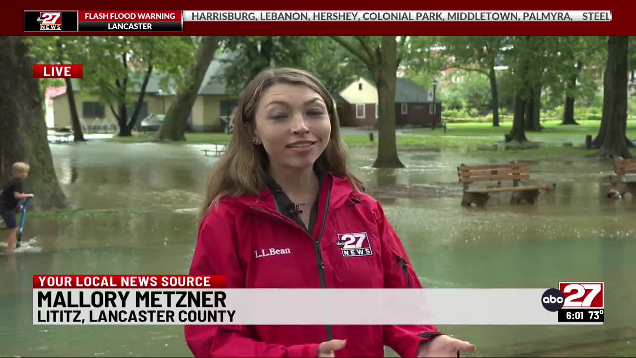 Flood waters rush through Lancaster County – ABC27