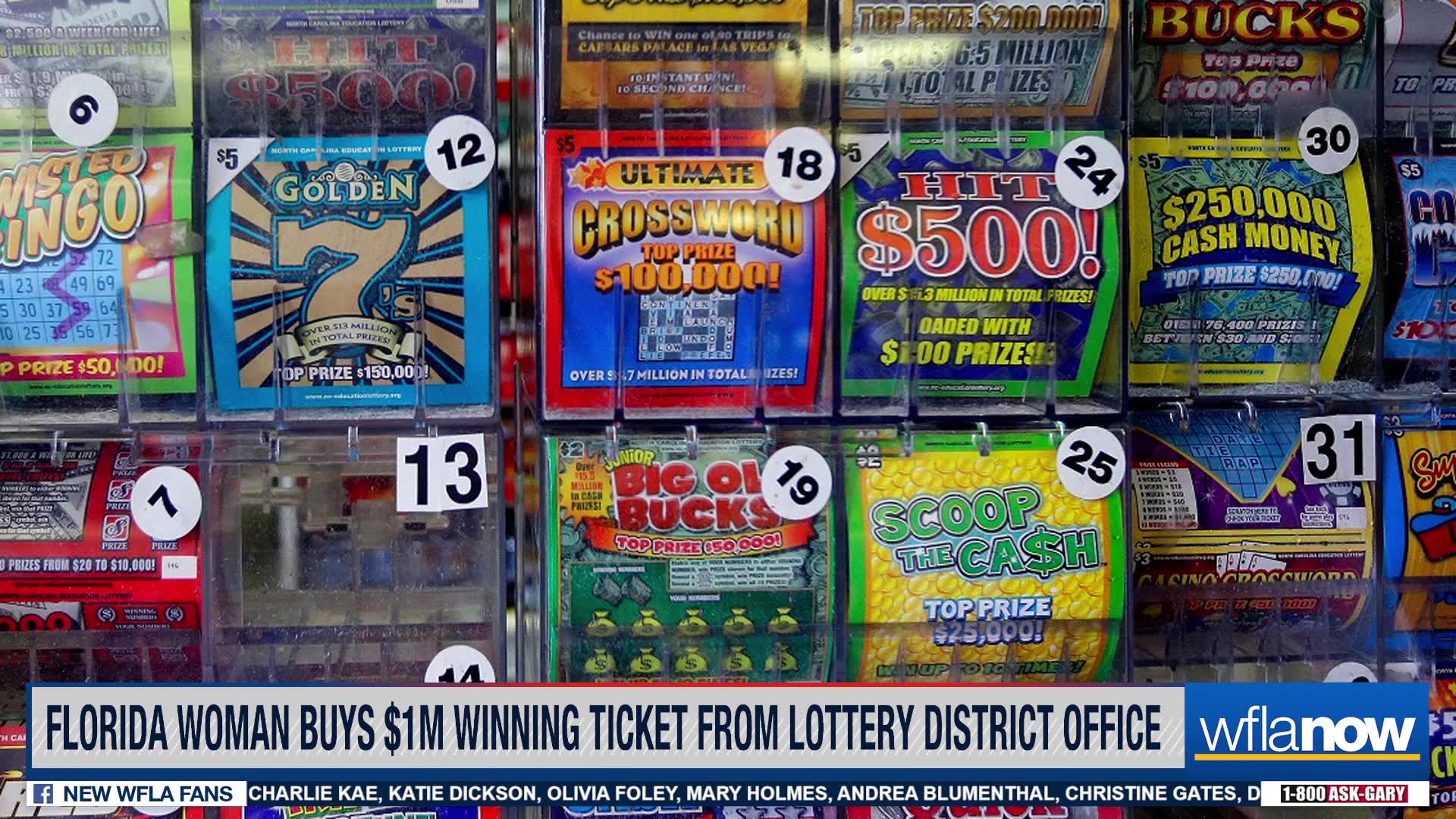 Florida woman buys $1M winning ticket from Lottery District Office – WFLA