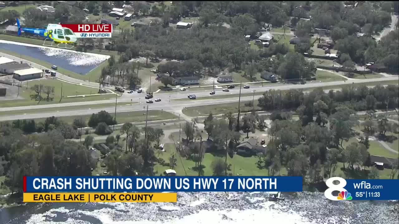 Serious crash shuts down part of U.S. Highway 17 in Polk County – WFLA