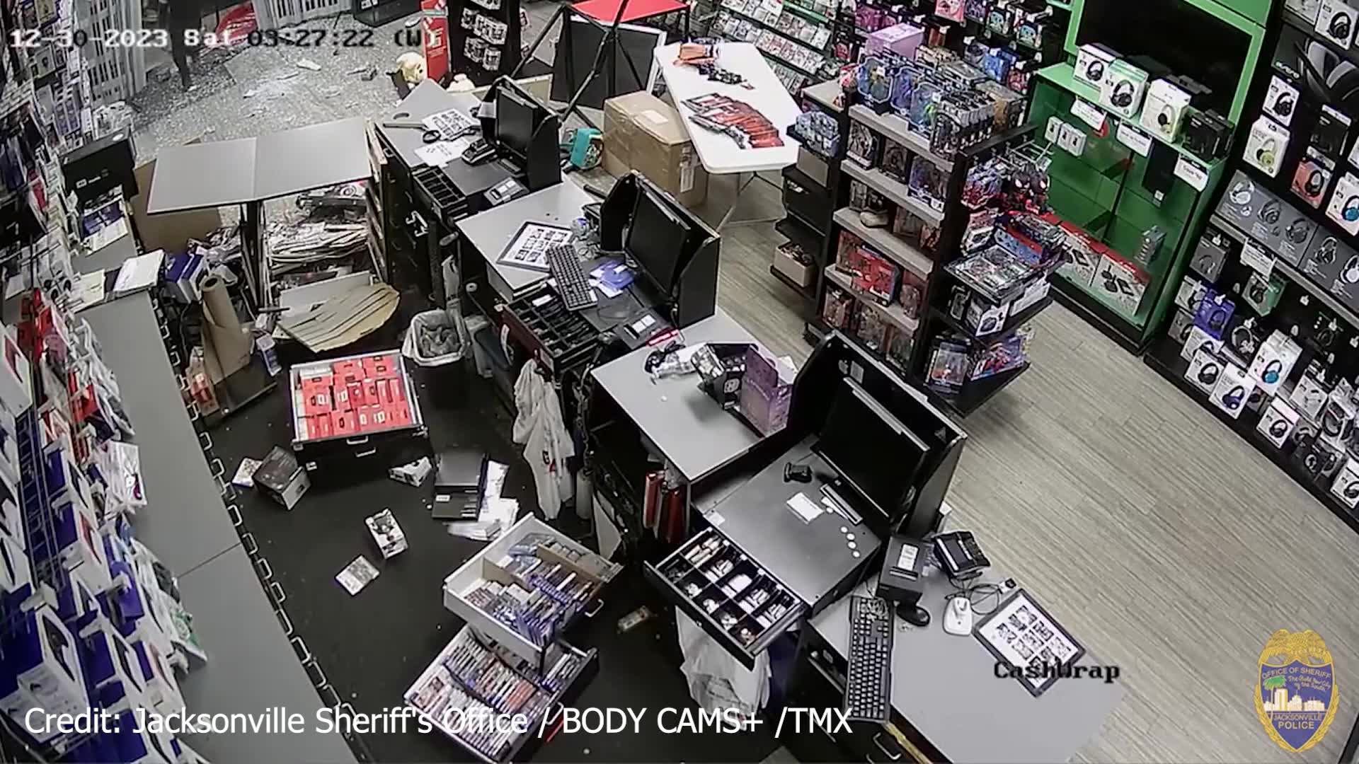 Car Rams Through Door of GameStop to Initiate Robbery – WFLA