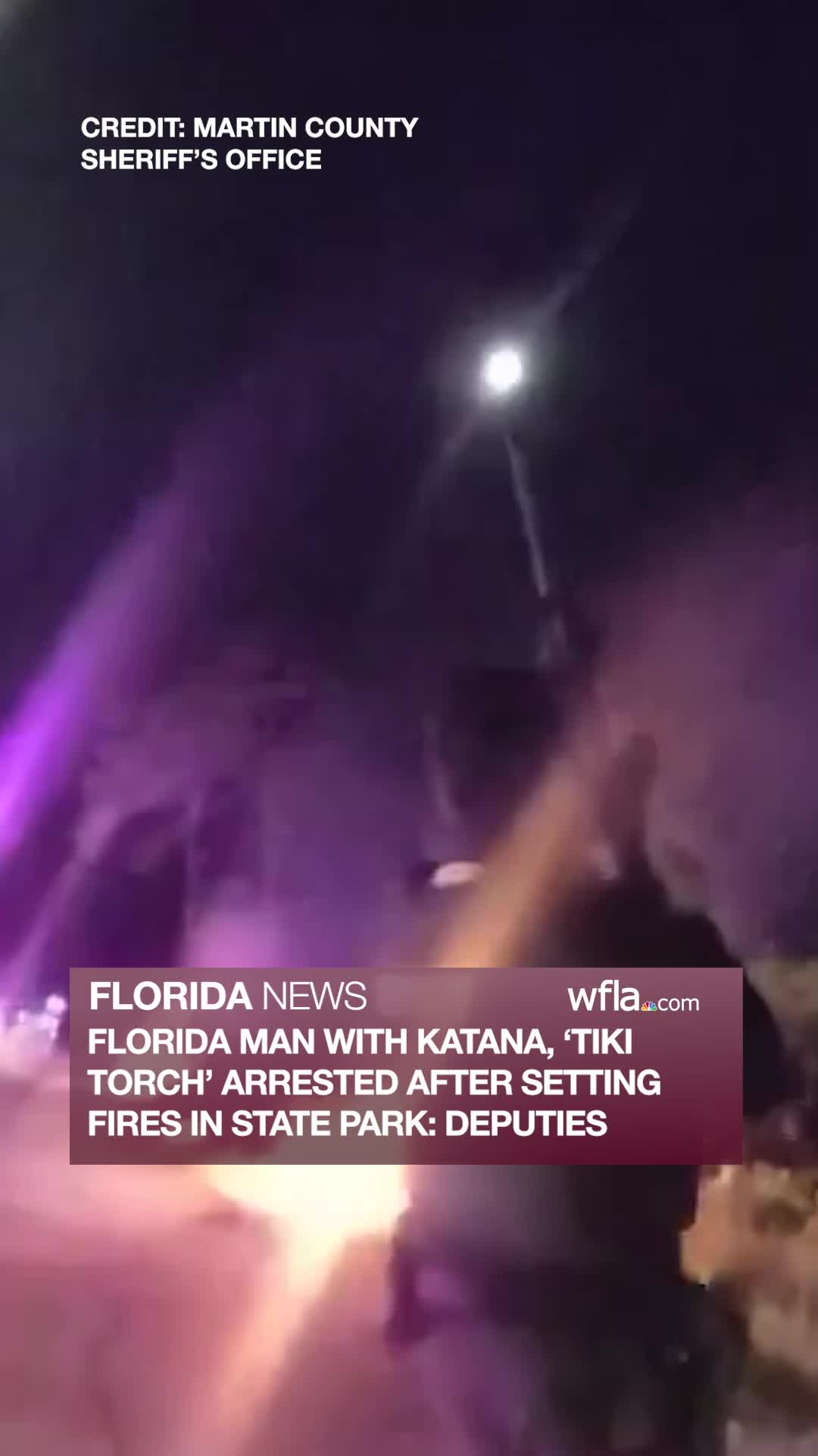Florida man with katana, ‘tiki torch’ arrested after setting multiple ...