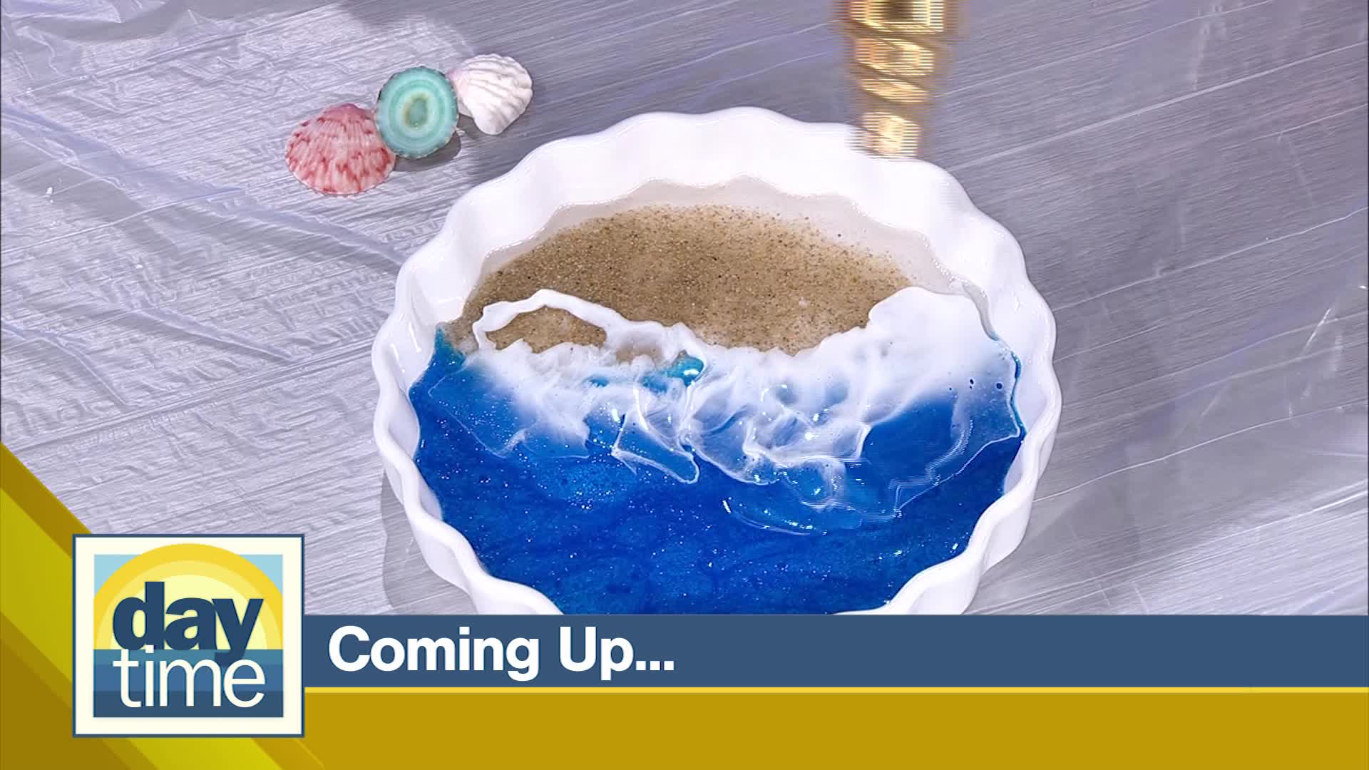 Mermaid style Olympics with Mer-Mandy, resin art lesson | Daytime (Full ...