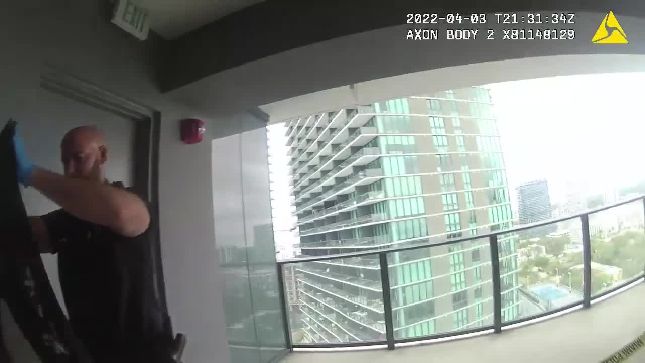 Courtney Clenney covered in blood in new bodycam footage after ...