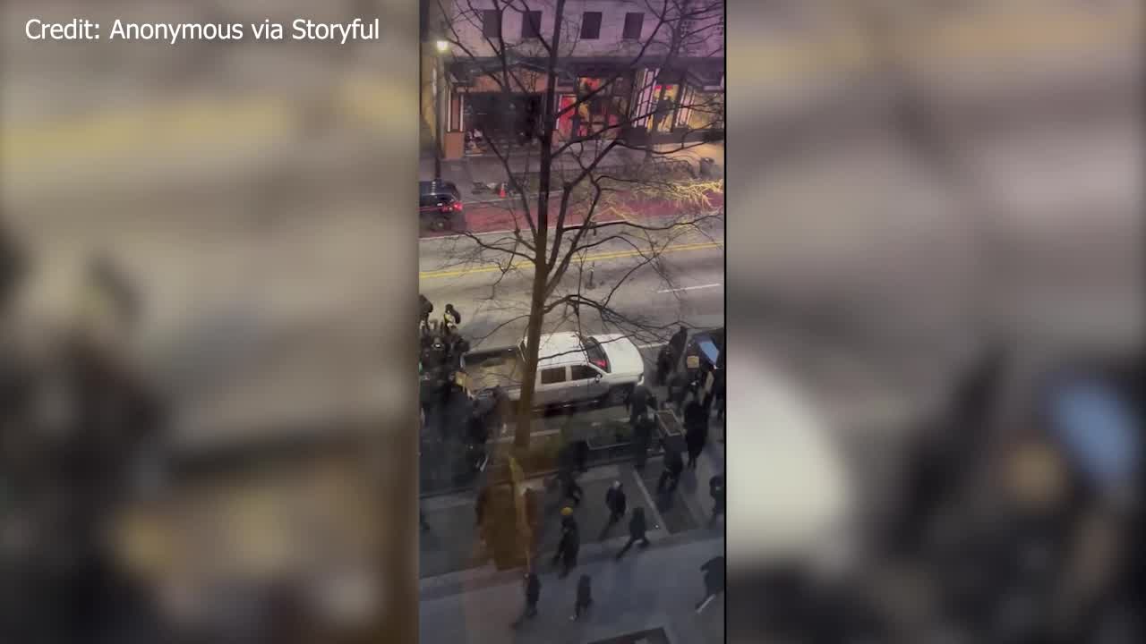 VIDEO: Fireworks, violent protests over Atlanta’s ‘Cop City ...