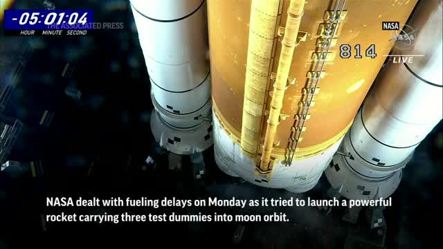 Weather and leak delay NASA moon rocket fueling – PIX11