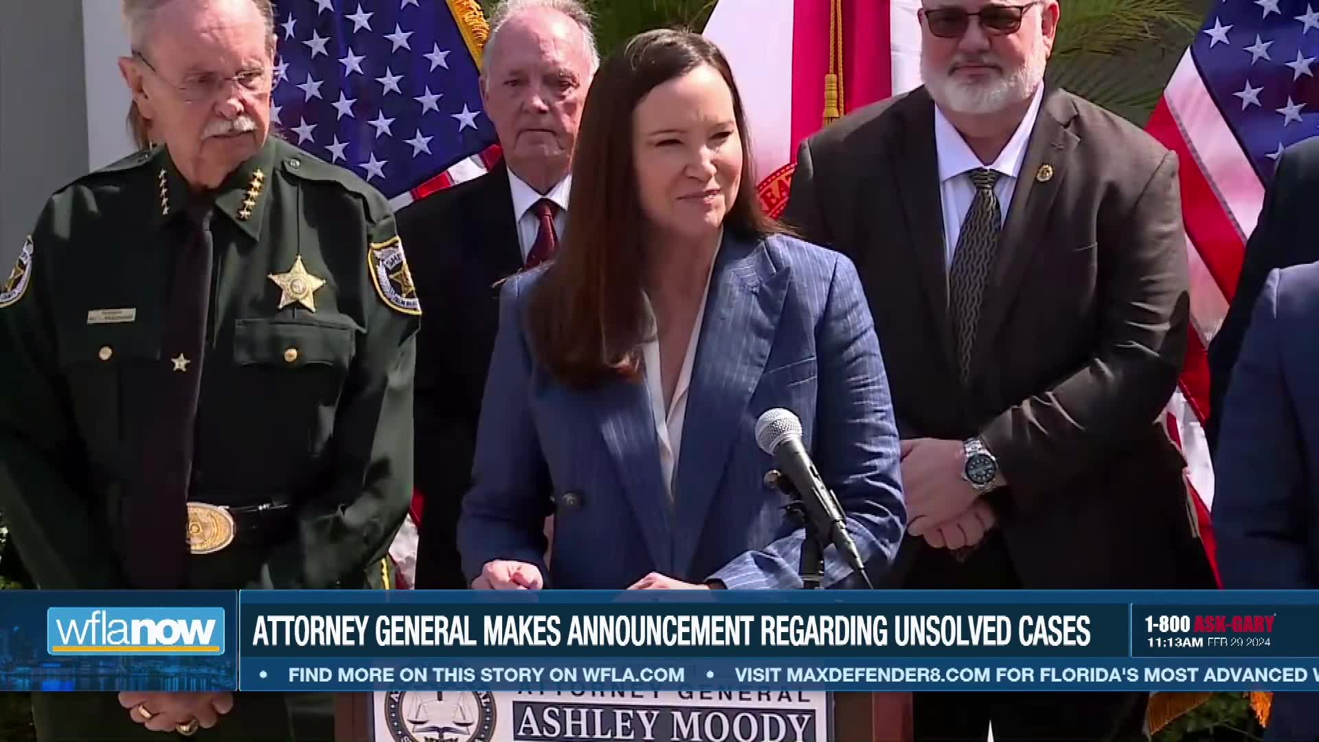 Attorney General Ashley Moody announces launch of new statewide Cold ...
