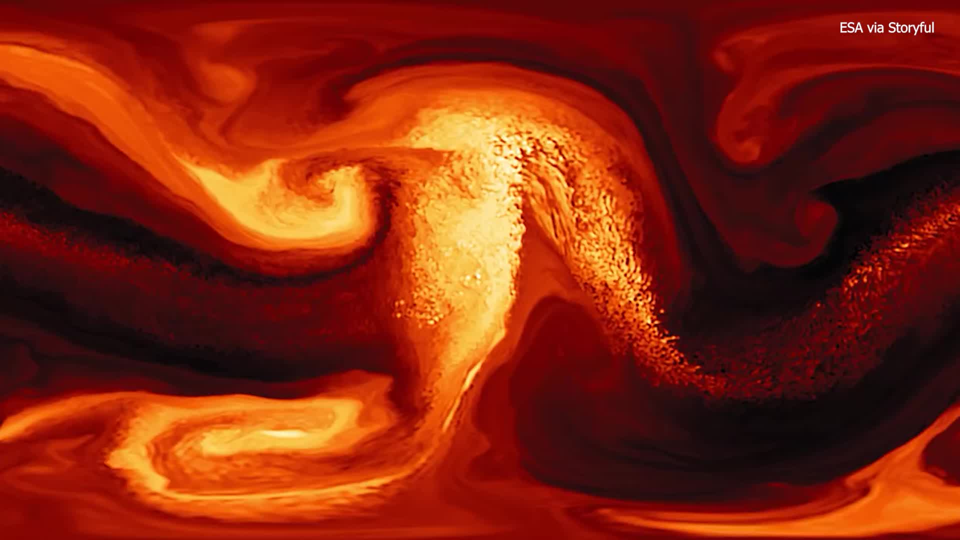 Space Telescope Captures Striking Visuals of ‘Massive Cyclones’ on ...