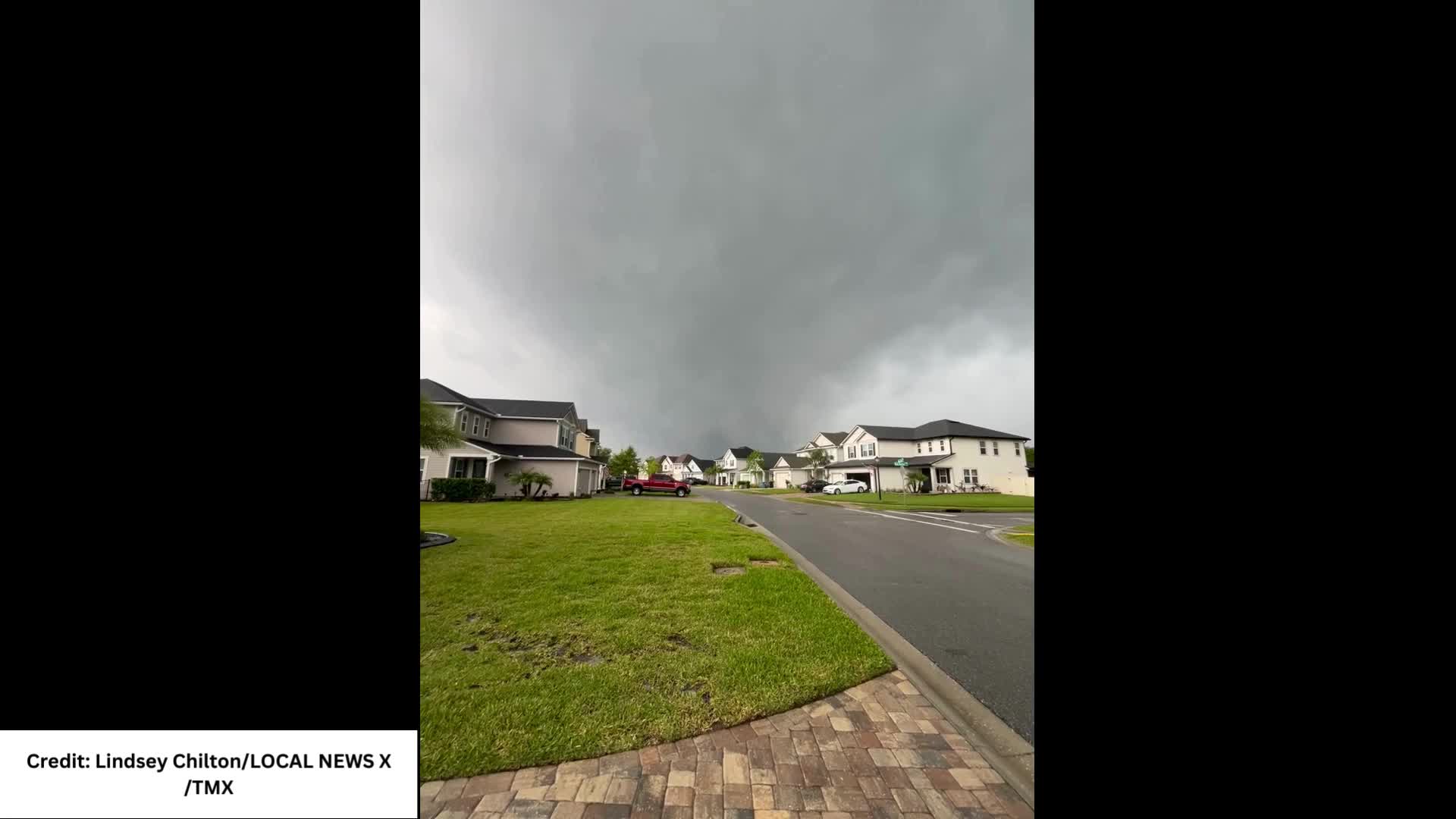 FL – Possible Large Tornado Seen from St. Augustine, FL in the Picolata ...