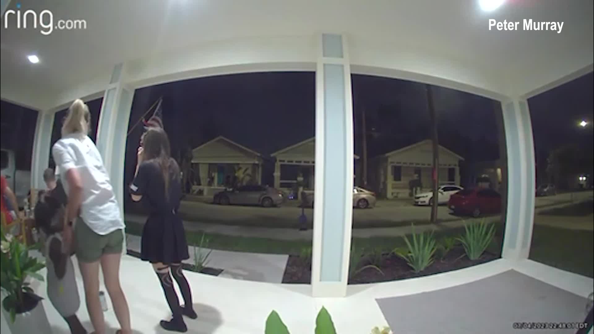WATCH: Firework thrown from truck at Ybor City home explodes near ...