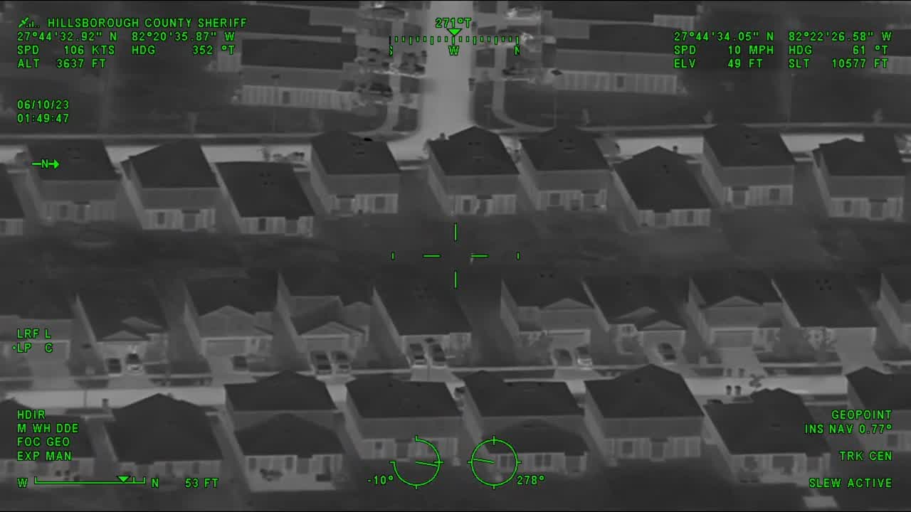 HCSO helicopter footage shows aftermath of alleged home invasion – WFLA