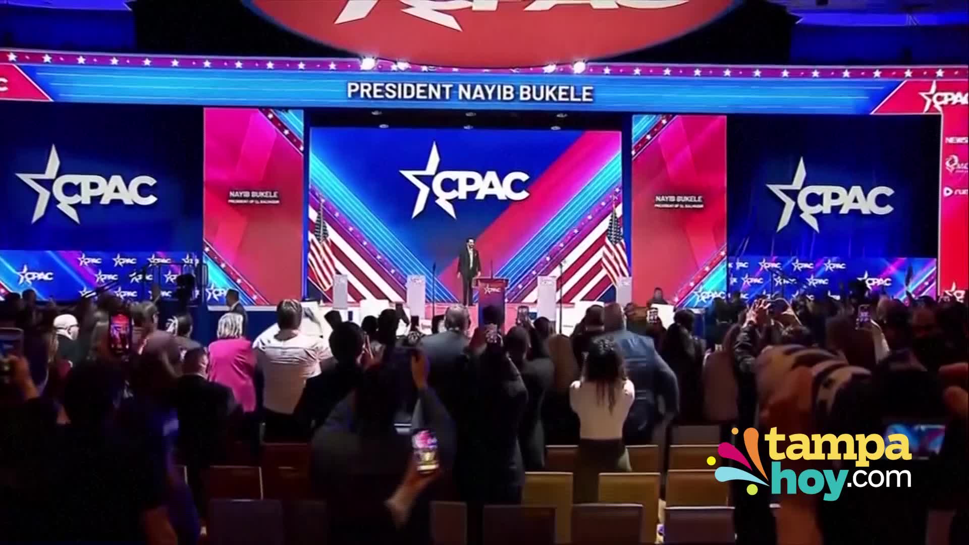 Nayib Bukele, presidente de El Salvador, habla en la CPAC – WFLA