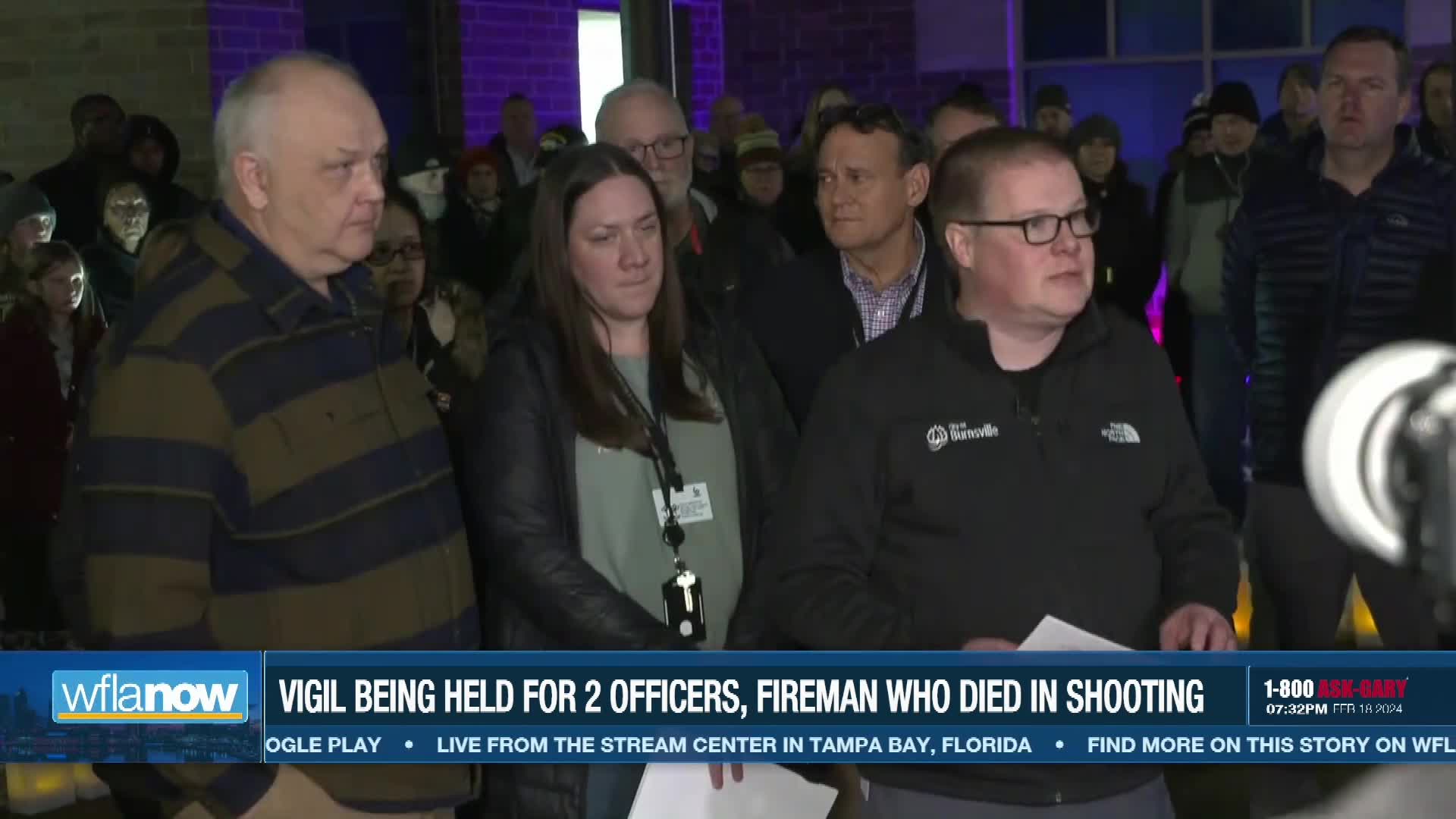 Vigil held to honor the fallen in Minnesota shooting – WFLA