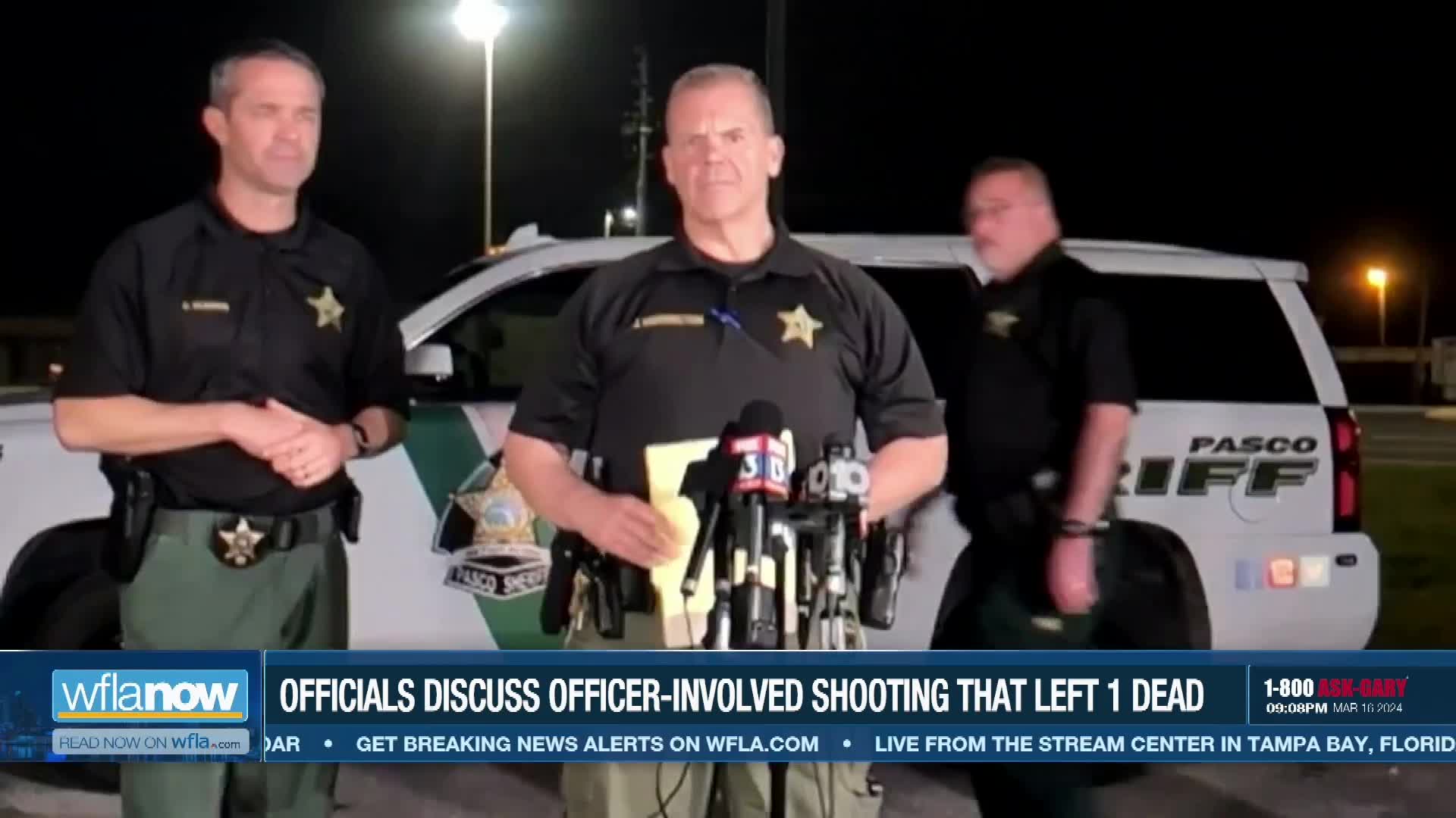 1 dead in officer-involved shooting in Pasco, deputies investigating – WFLA