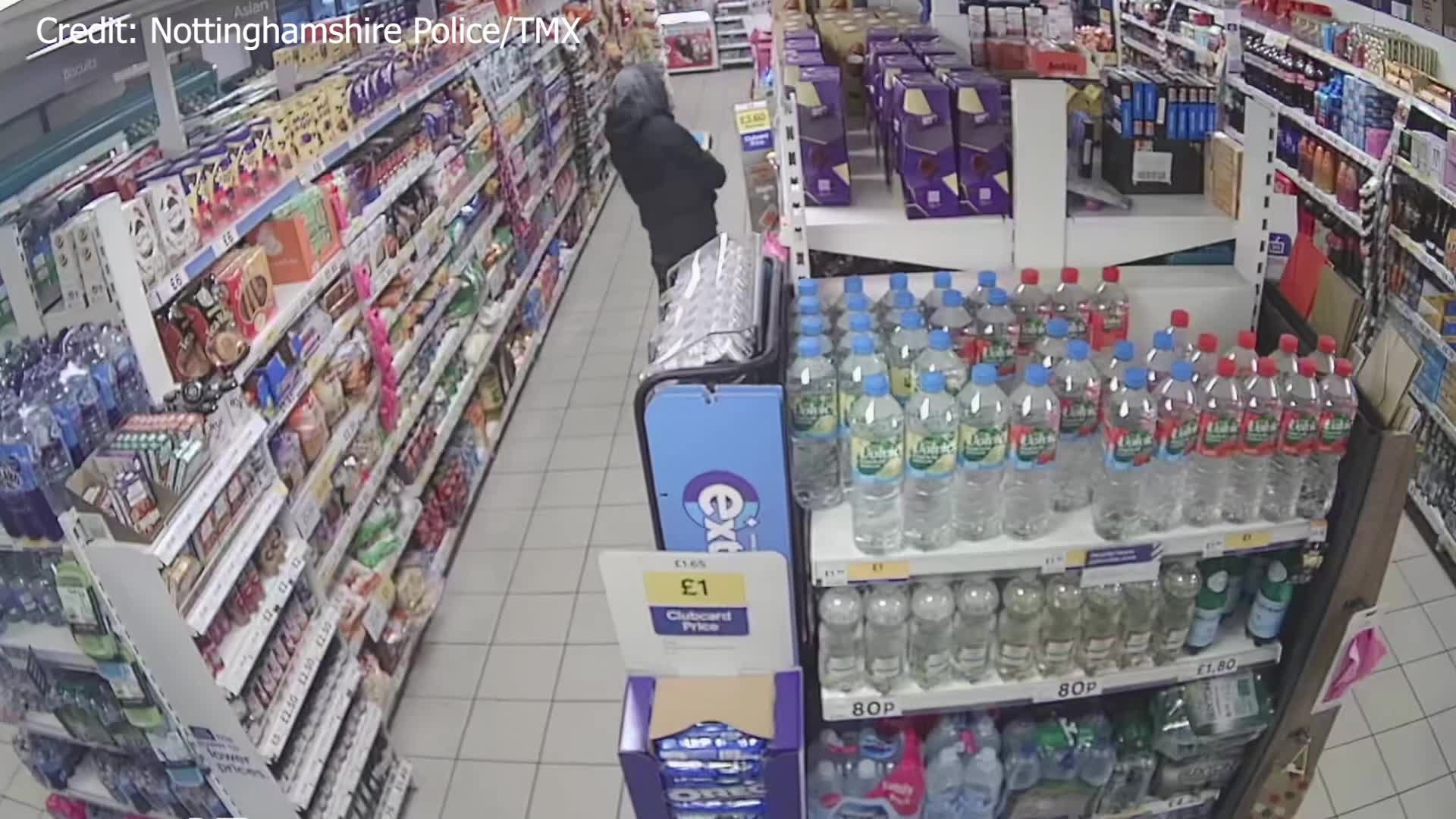 Man caught on surveillance camera shoplifting – WFLA
