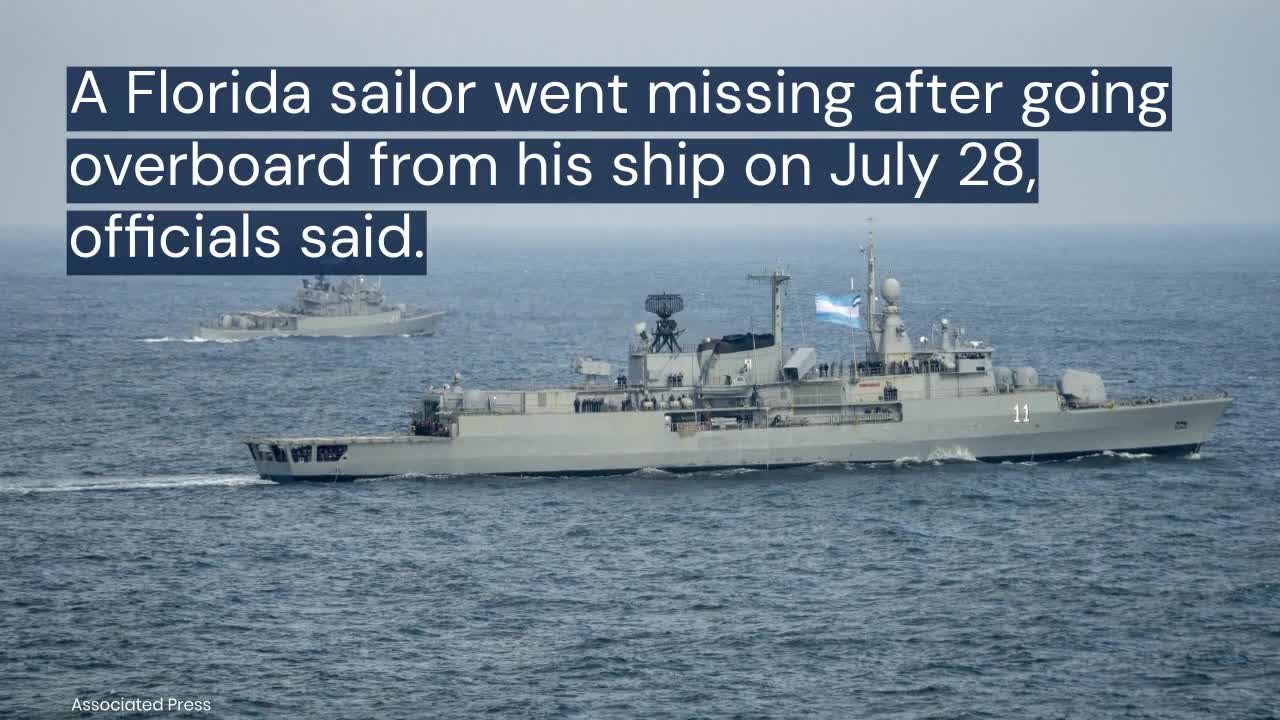 U.S. Navy sailor from Florida lost at sea – WFLA