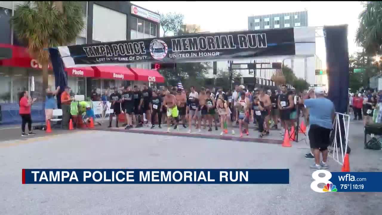 Hundreds honor law enforcement at Tampa Police Memorial Run – WFLA