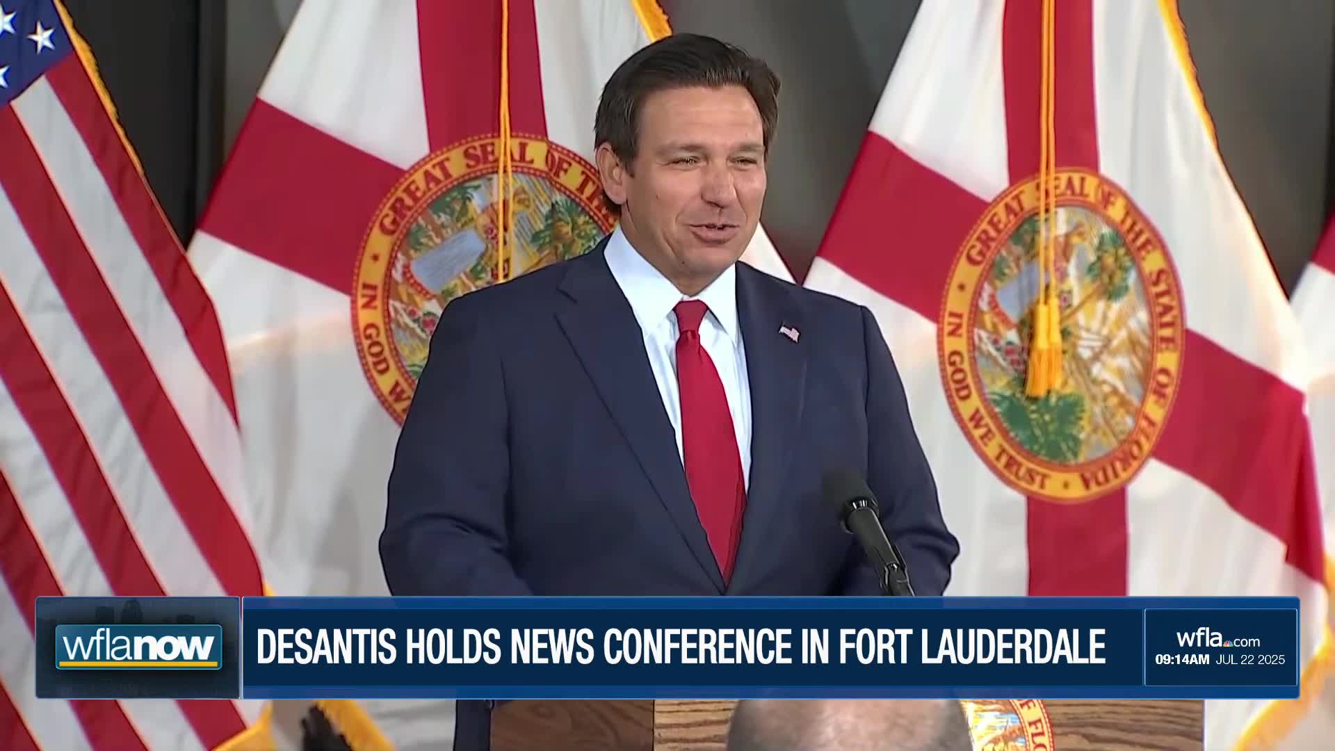 DeSantis holds news conference in Fort Lauderdale – WFLA