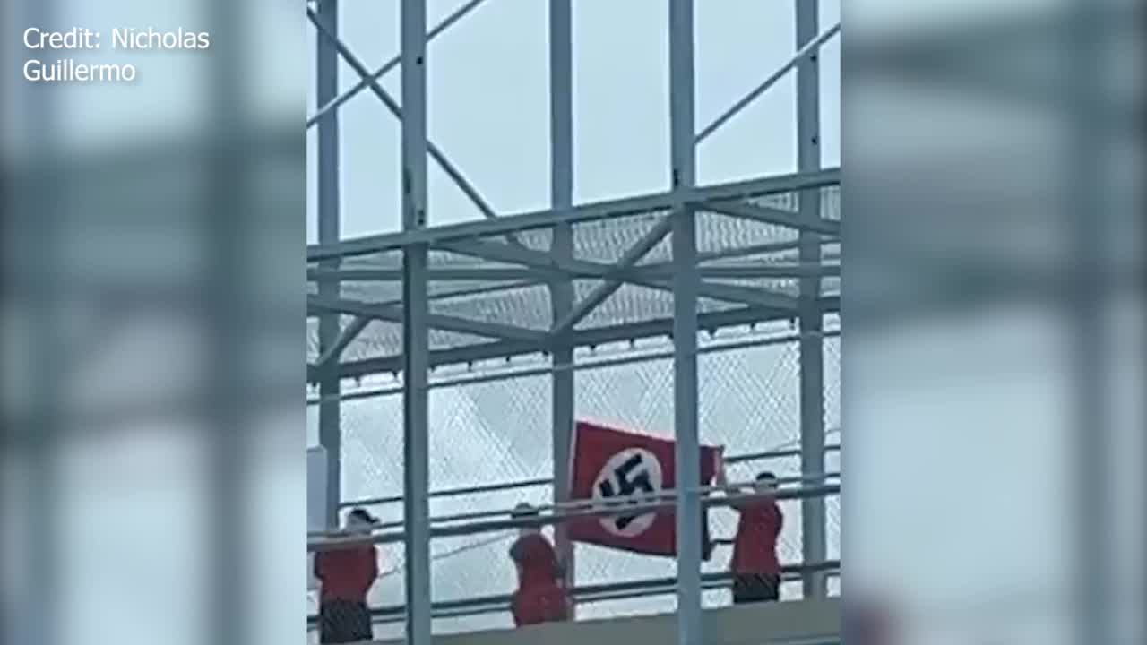 VIDEO: Group displays Nazi symbols on Pinellas County bridge – WFLA
