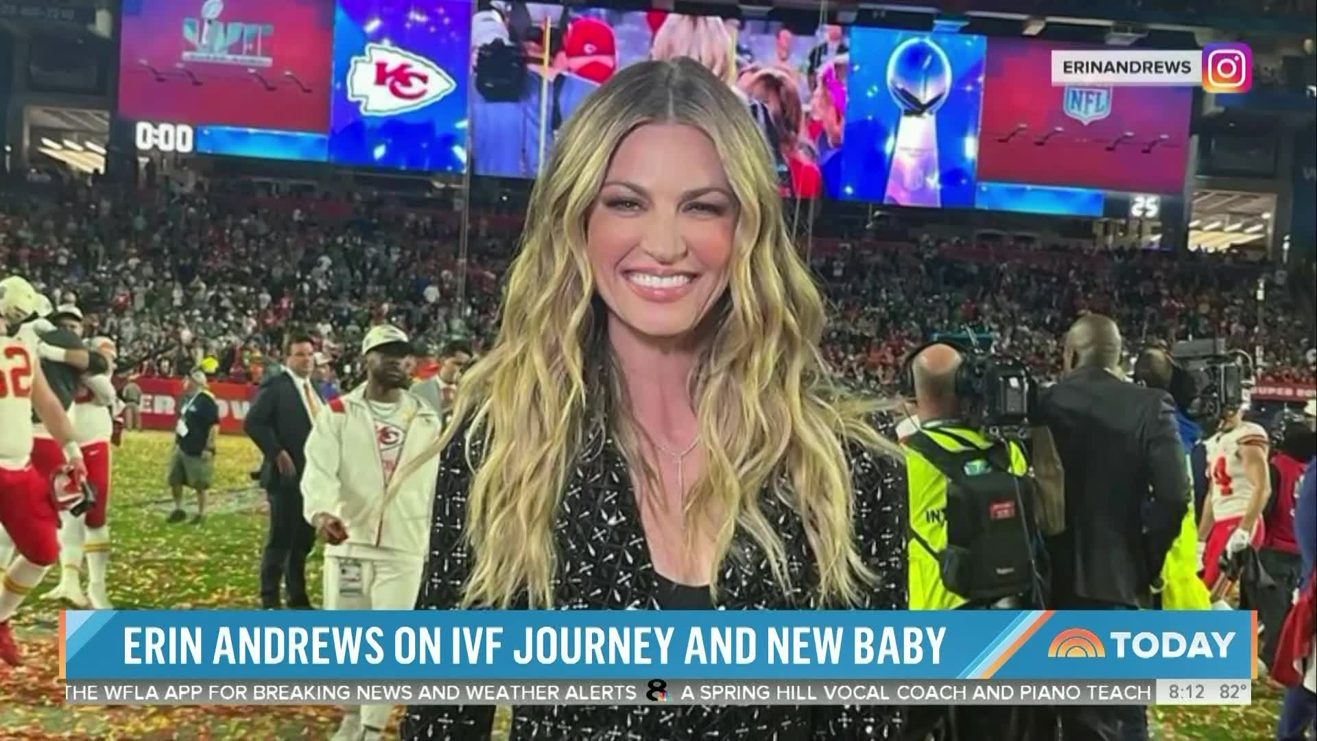 Tampa native Erin Andrews welcomes baby after 10-year IVF journey – WFLA
