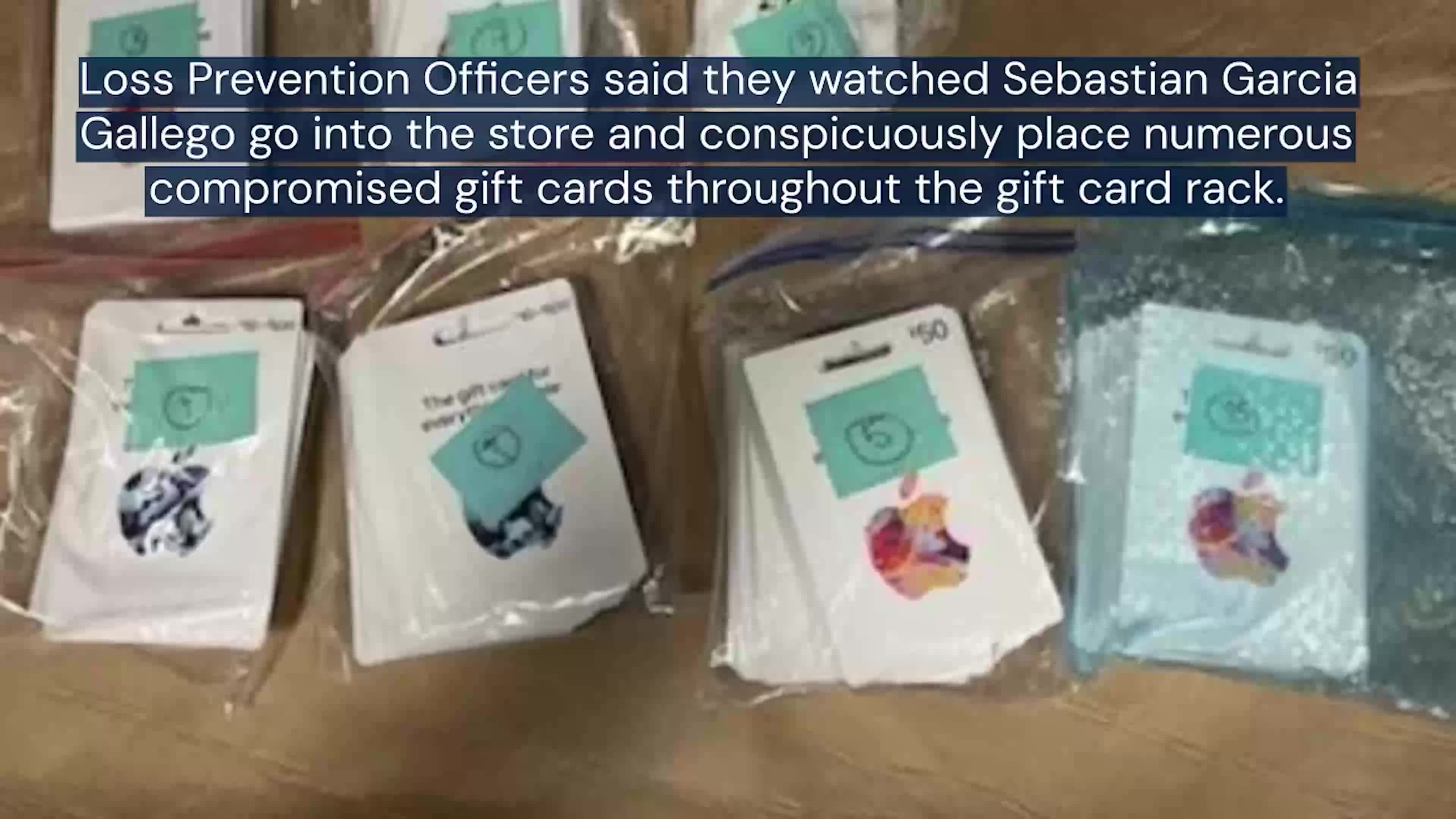 Florida man accused of placing dozens of counterfeit gift cards on ...