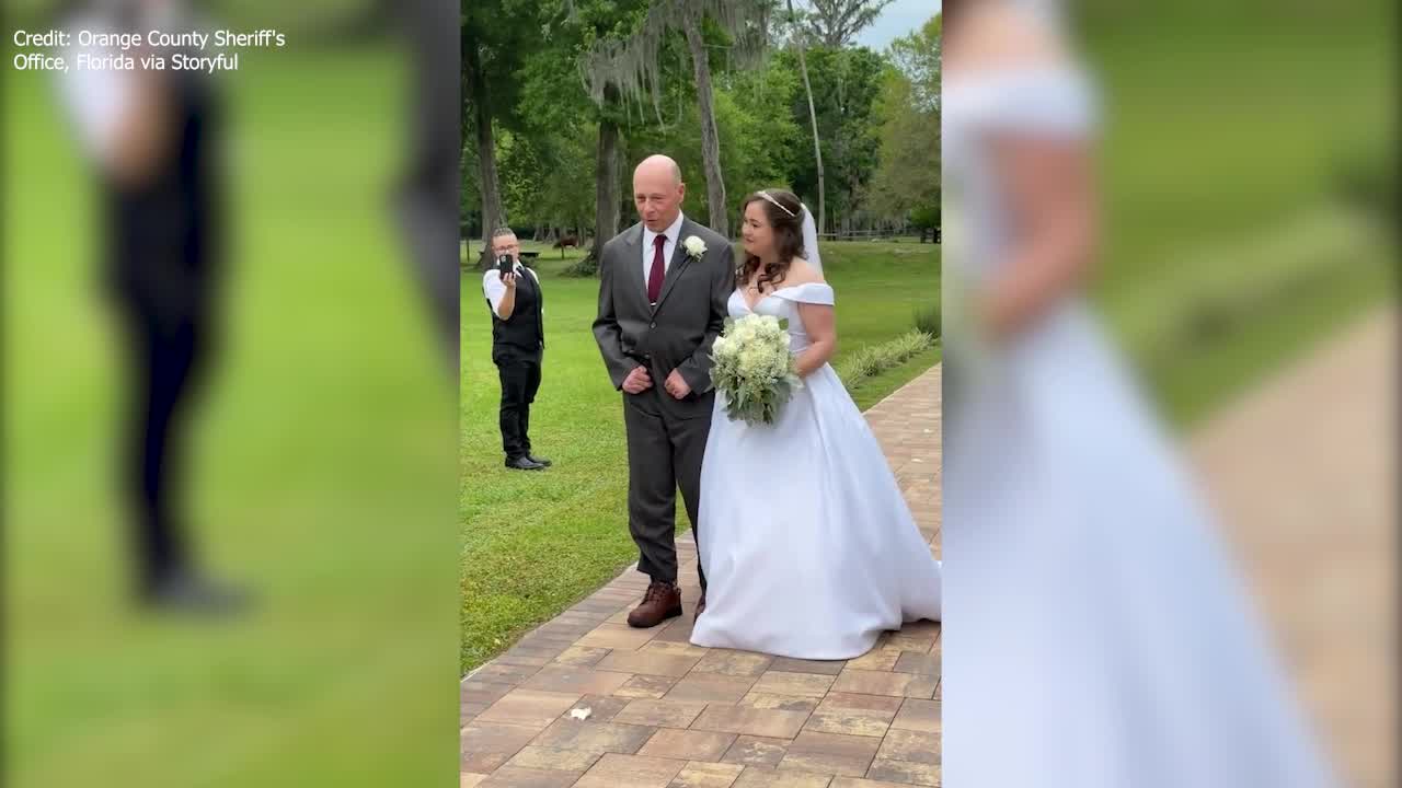 Florida Deputy Overcomes Paralysis To Walk Daughter Down Aisle Wfla