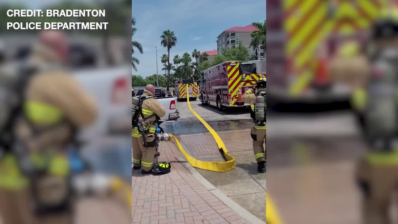 Bradenton PD and Fire Rescue battle boat fire – WFLA