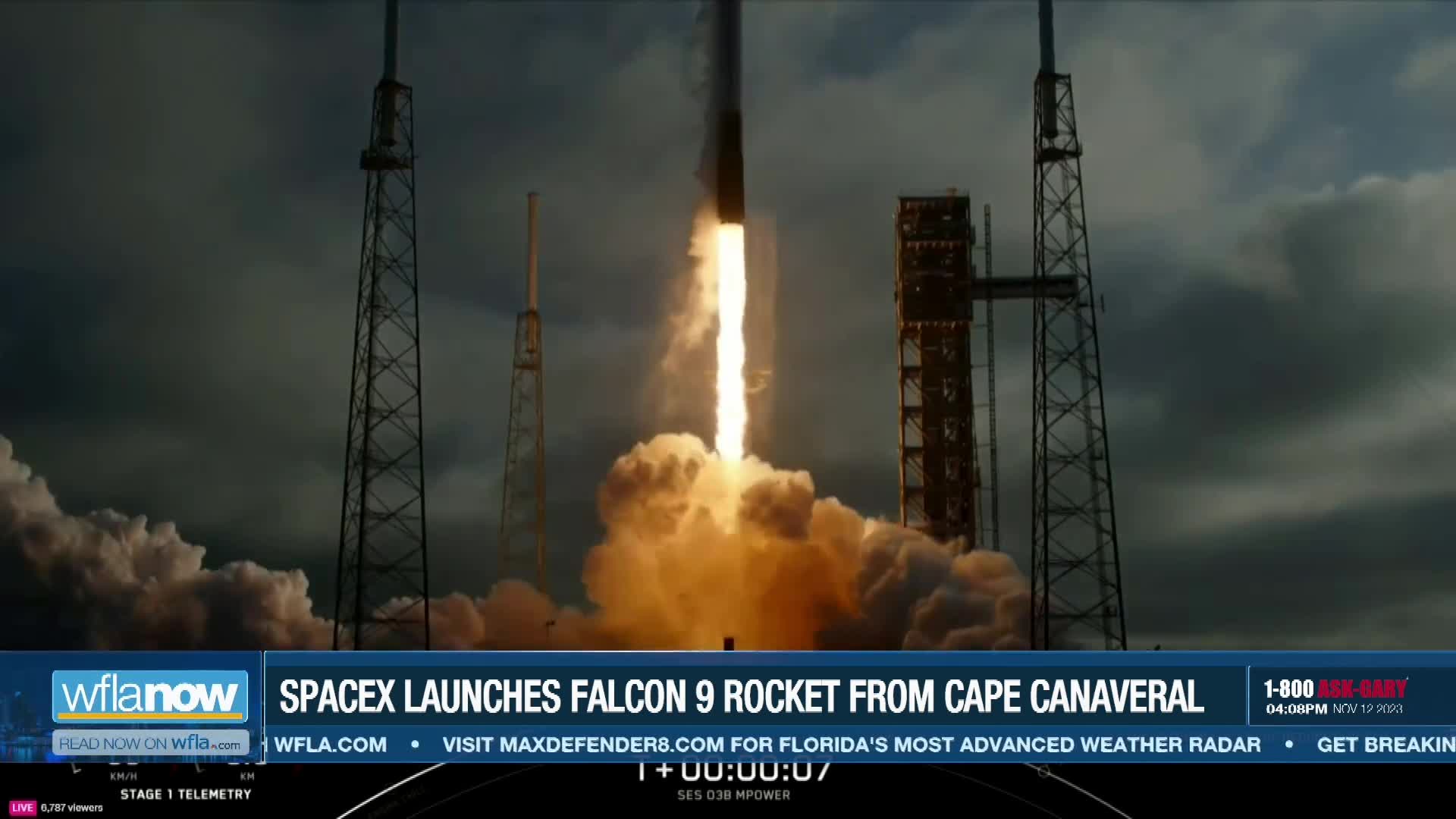 WATCH: SpaceX launches Falcon 9 rocket from Cape Canaveral – WFLA