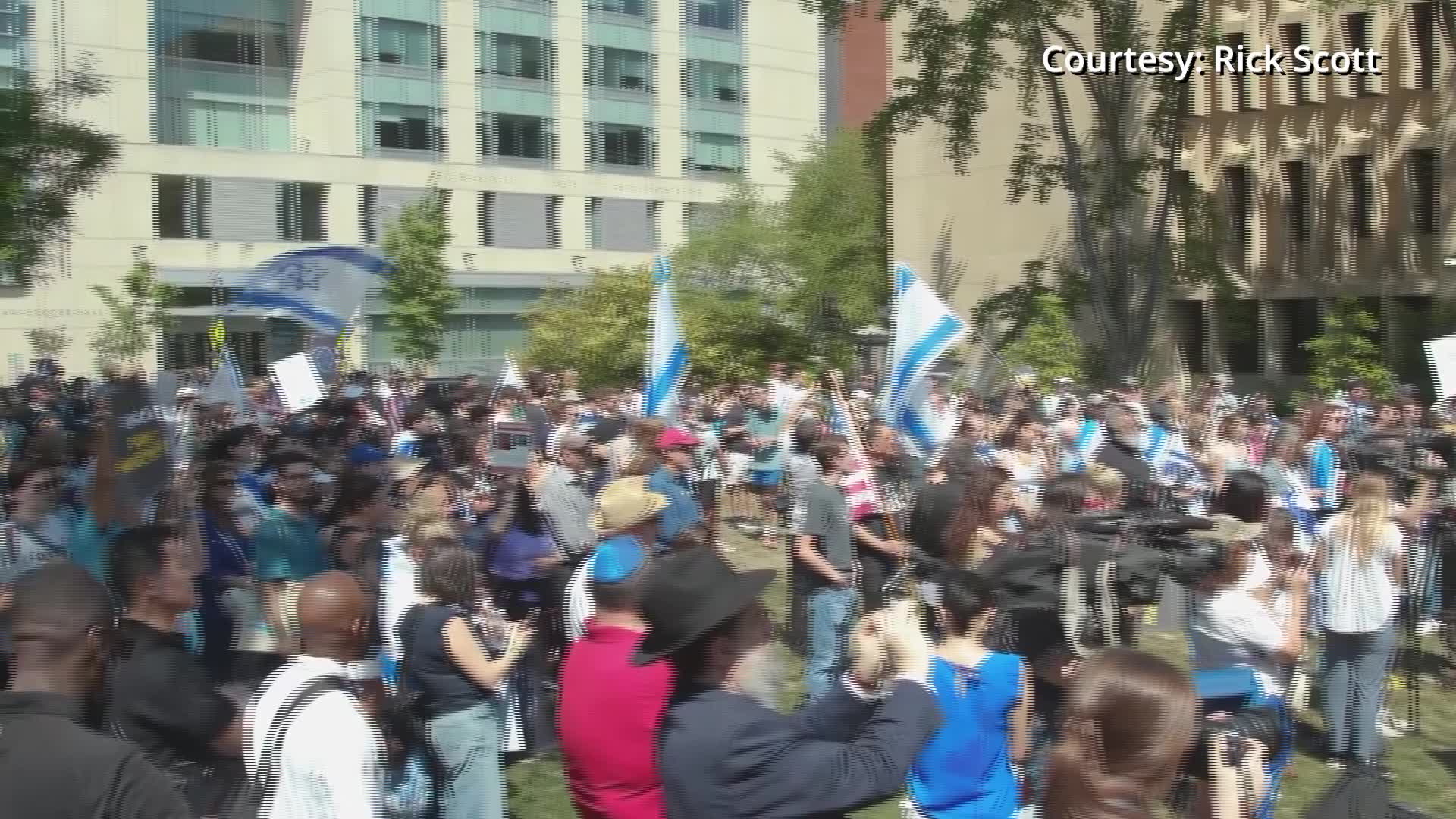 Sen. Rick Scott joins college pro-Israel rally – WFLA