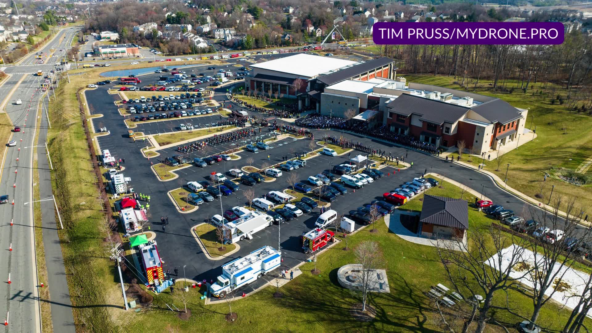 Firefighter Trevor Brown Funeral Aerials – DC News Now | DC, Virginia ...