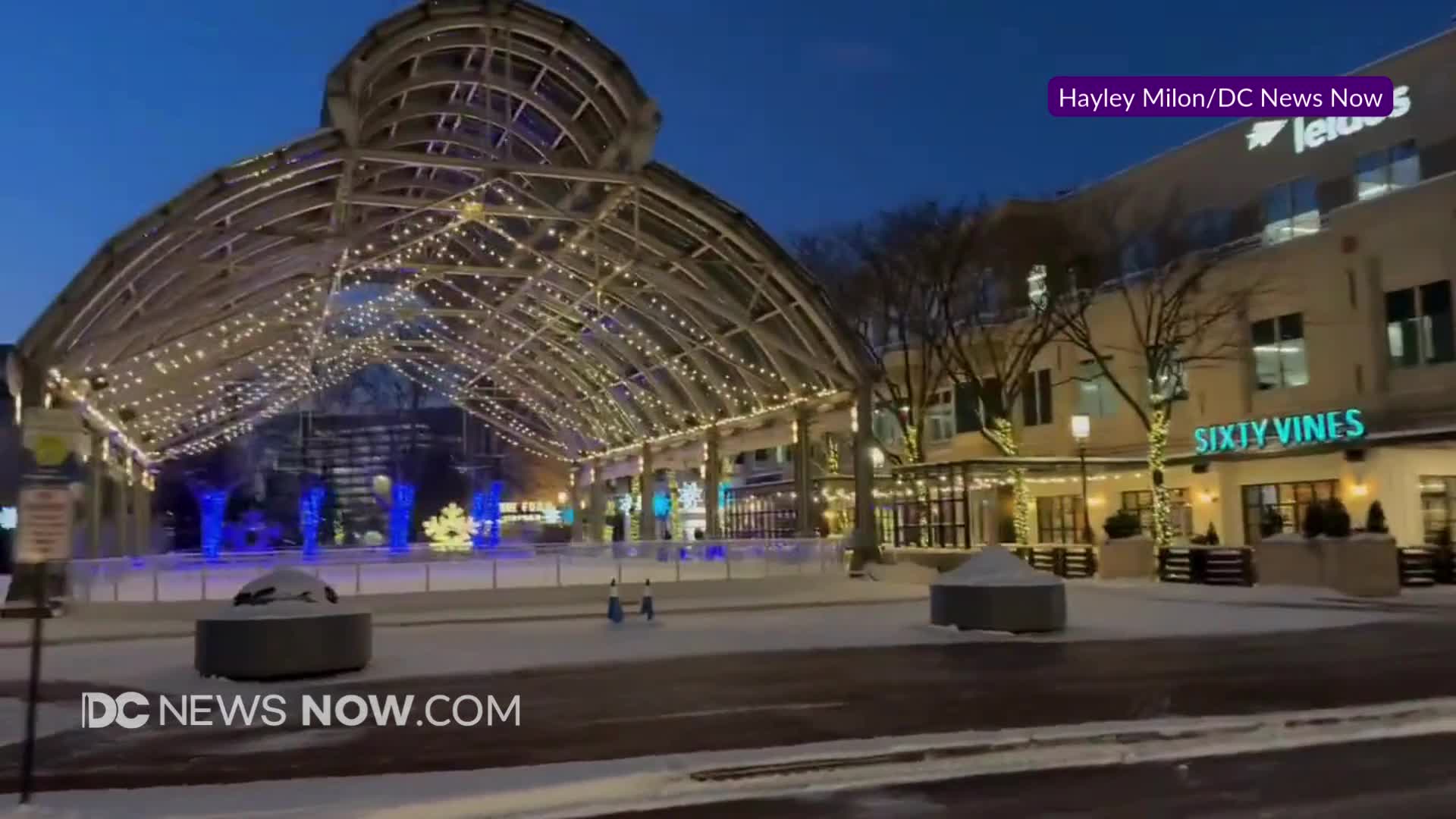 WATCH: Reston Town Center waking up to winter wonderland – DC News Now ...