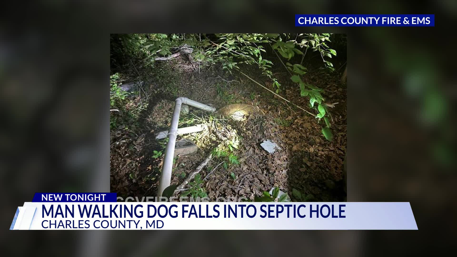 Man falls into septic hole while walking dog in Charles County – DC ...