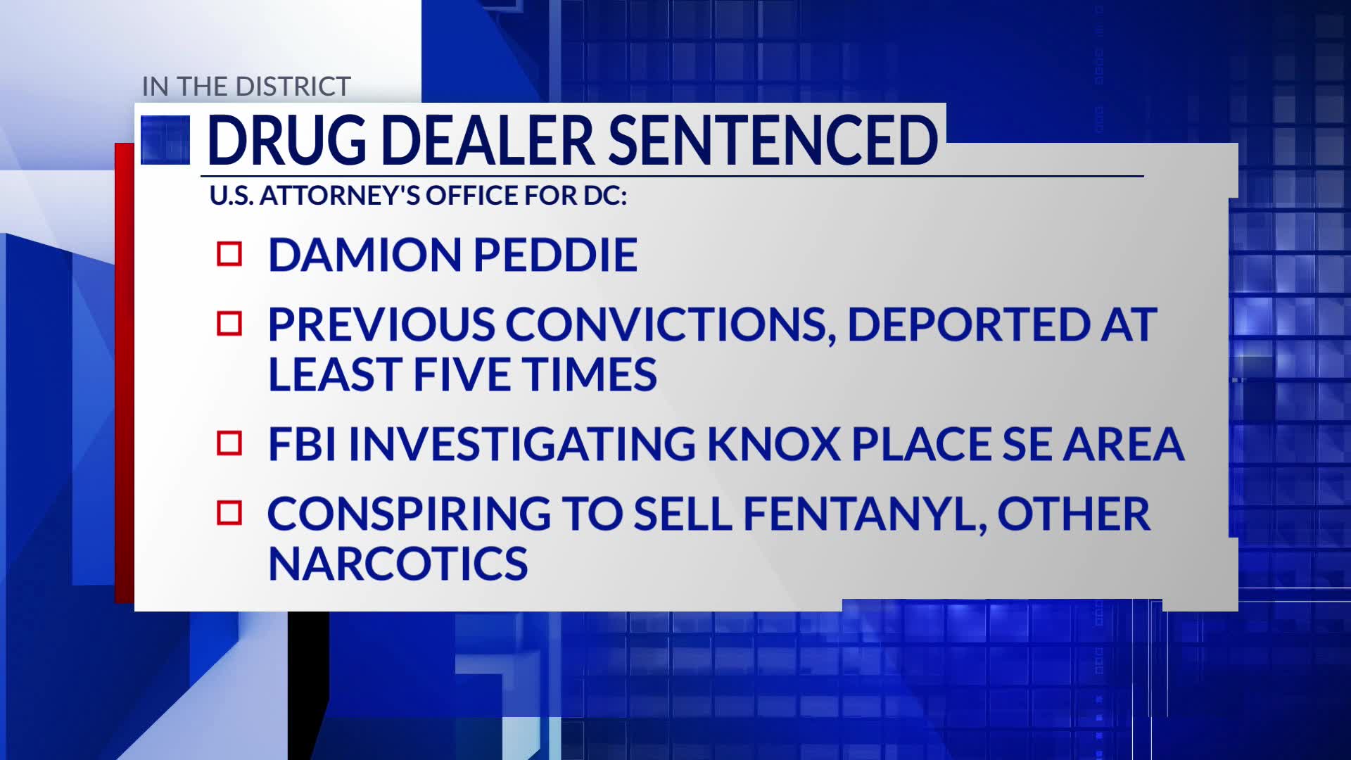 Jamaican drug dealer in DC deported 5 times, sentenced to decade in ...