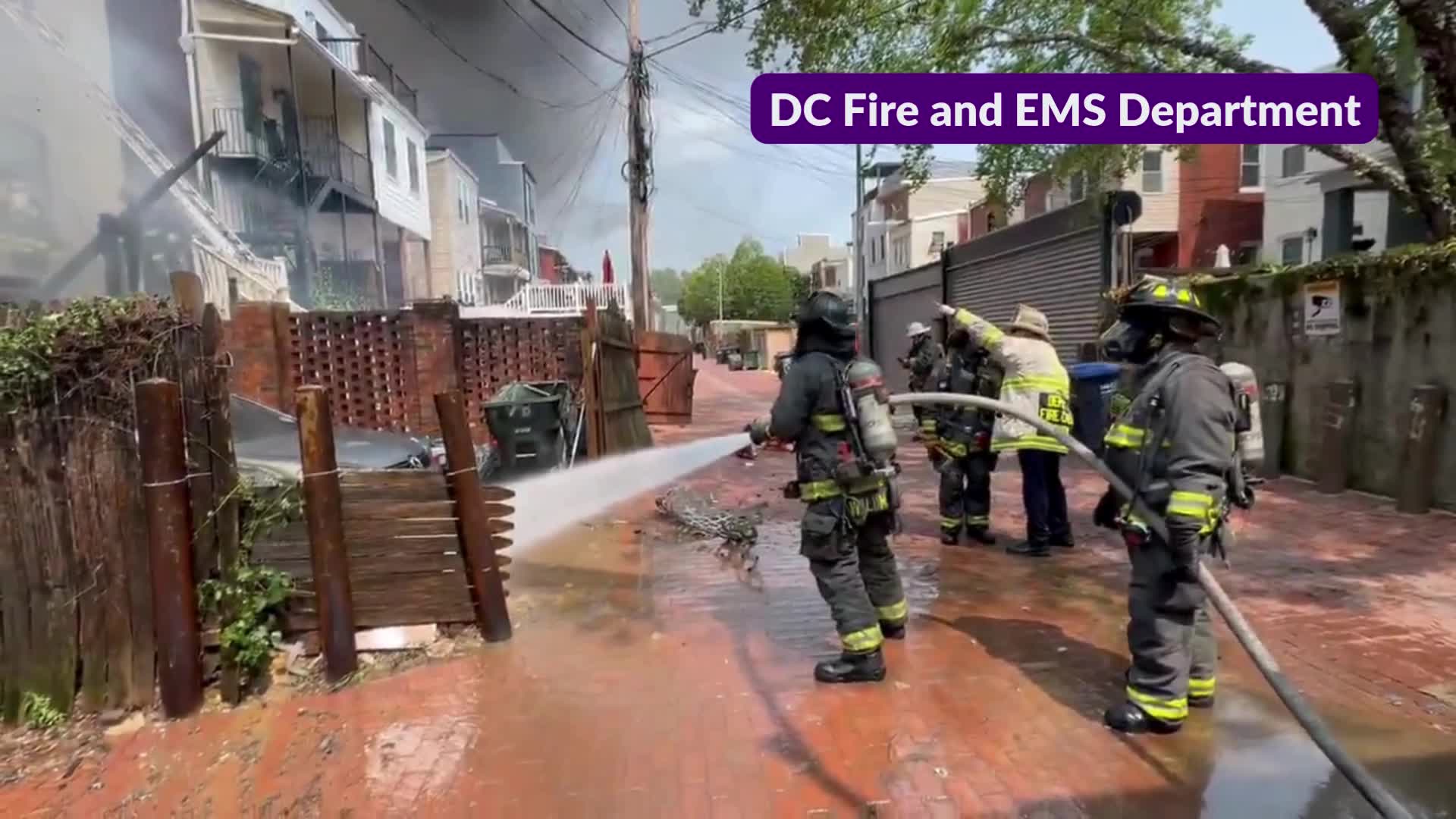 NW DC rowhouse fire – DC News Now | DC, Virginia, Maryland News ...