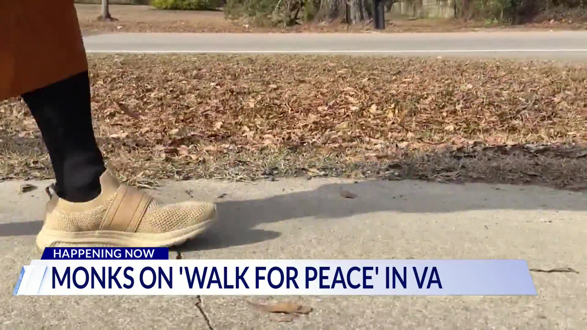 Monks on ‘Walk for Peace’ in Virginia – DC News Now | DC, Virginia ...