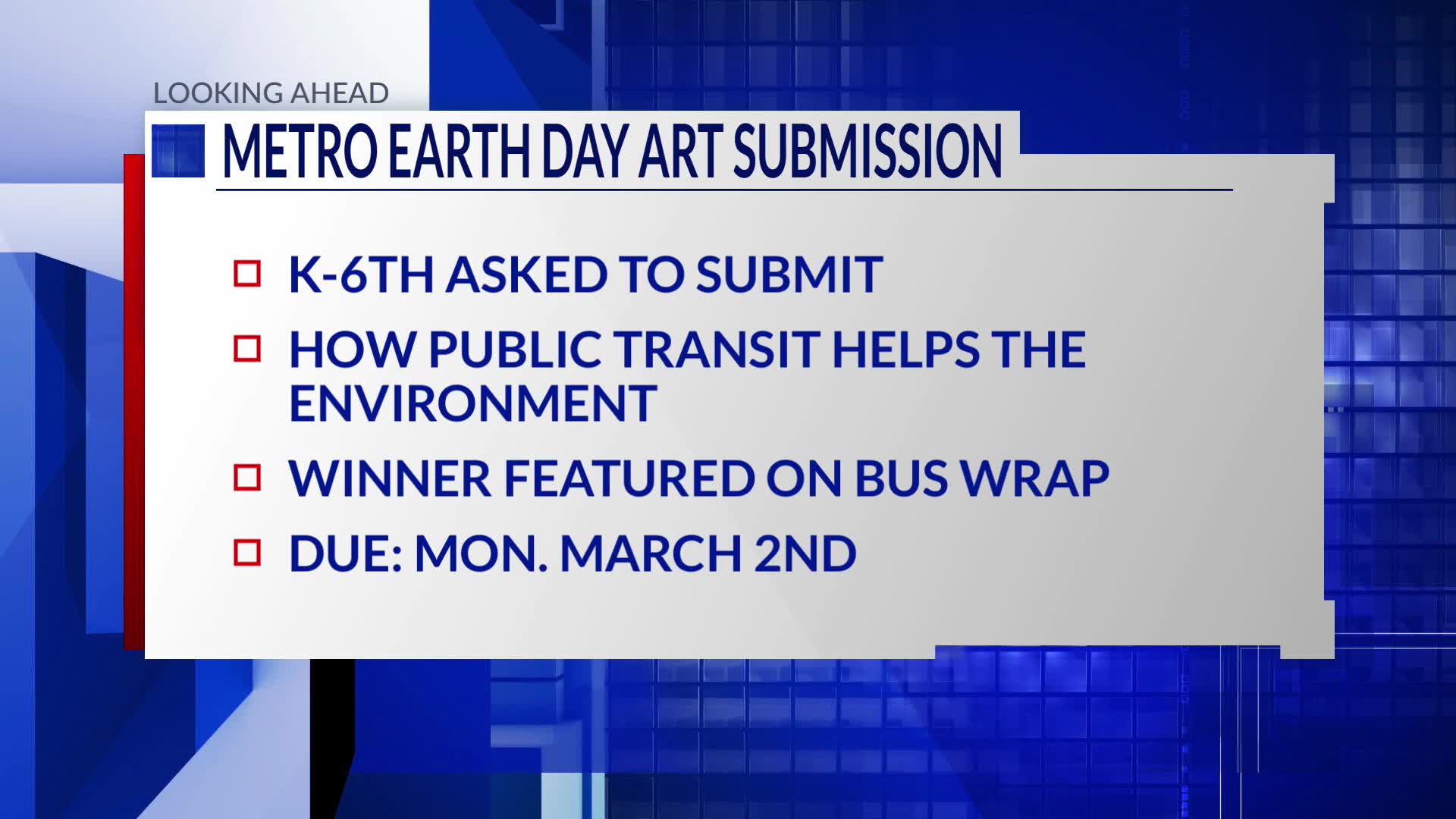 Student artists needed for special Metro Earth Day bus project – DC ...
