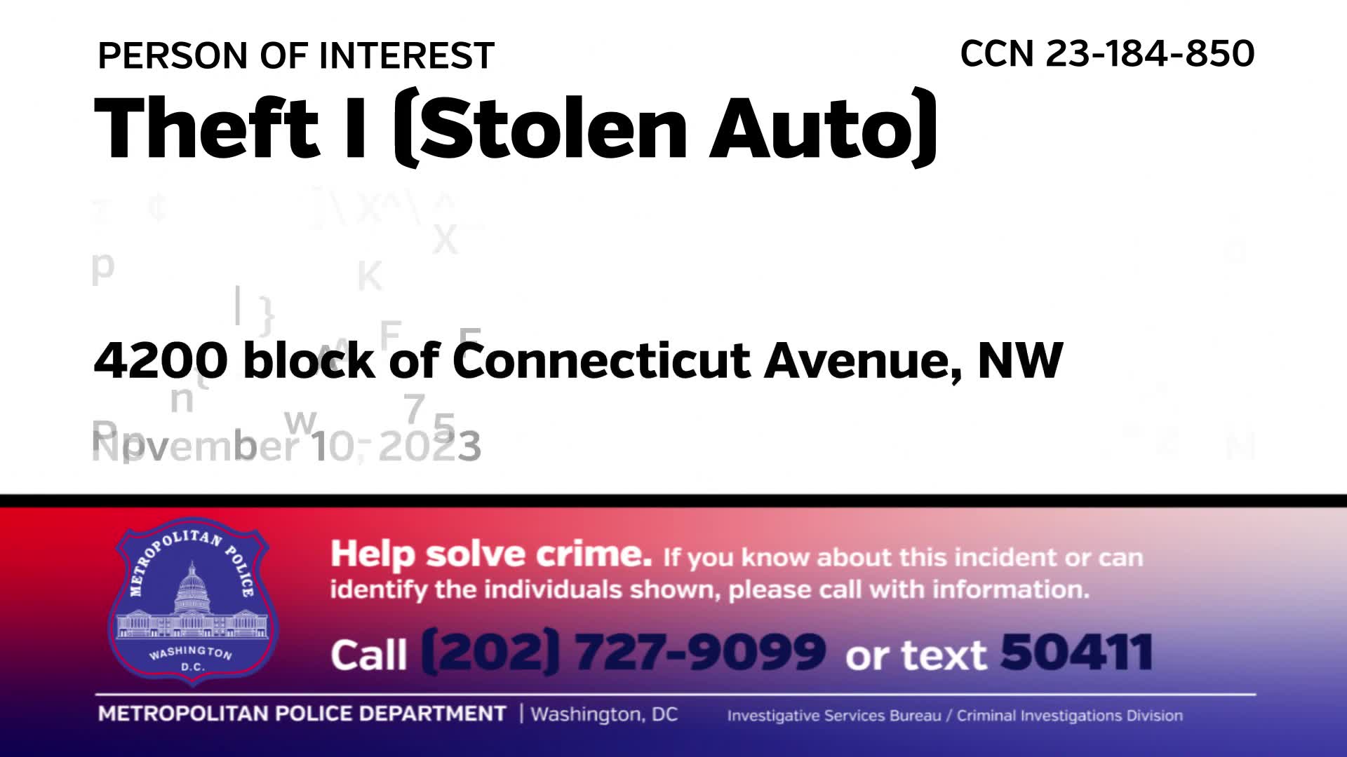 MPD releases surveillance footage of man who stole UDC police cruiser ...