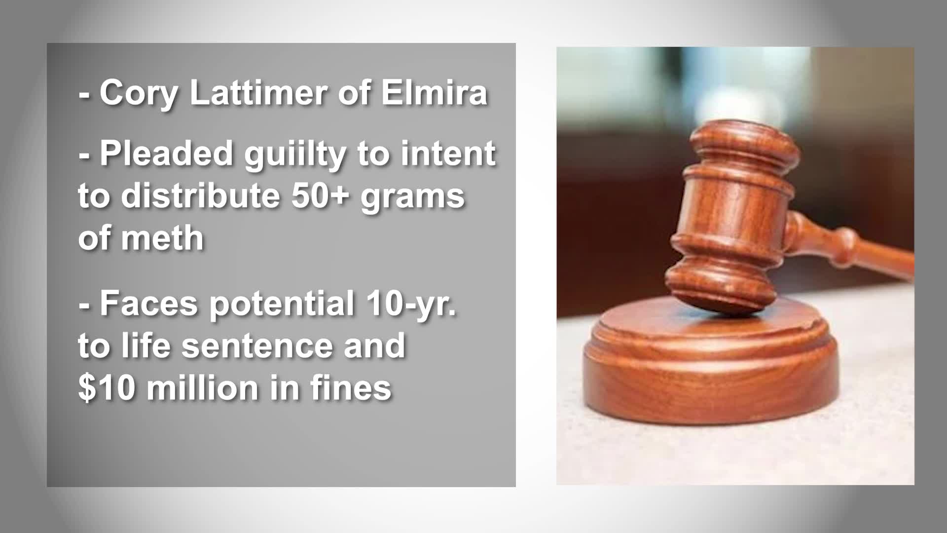 Cory Lattimer Elmira man meth guilty plea 1 2-21-23 – WETM ...