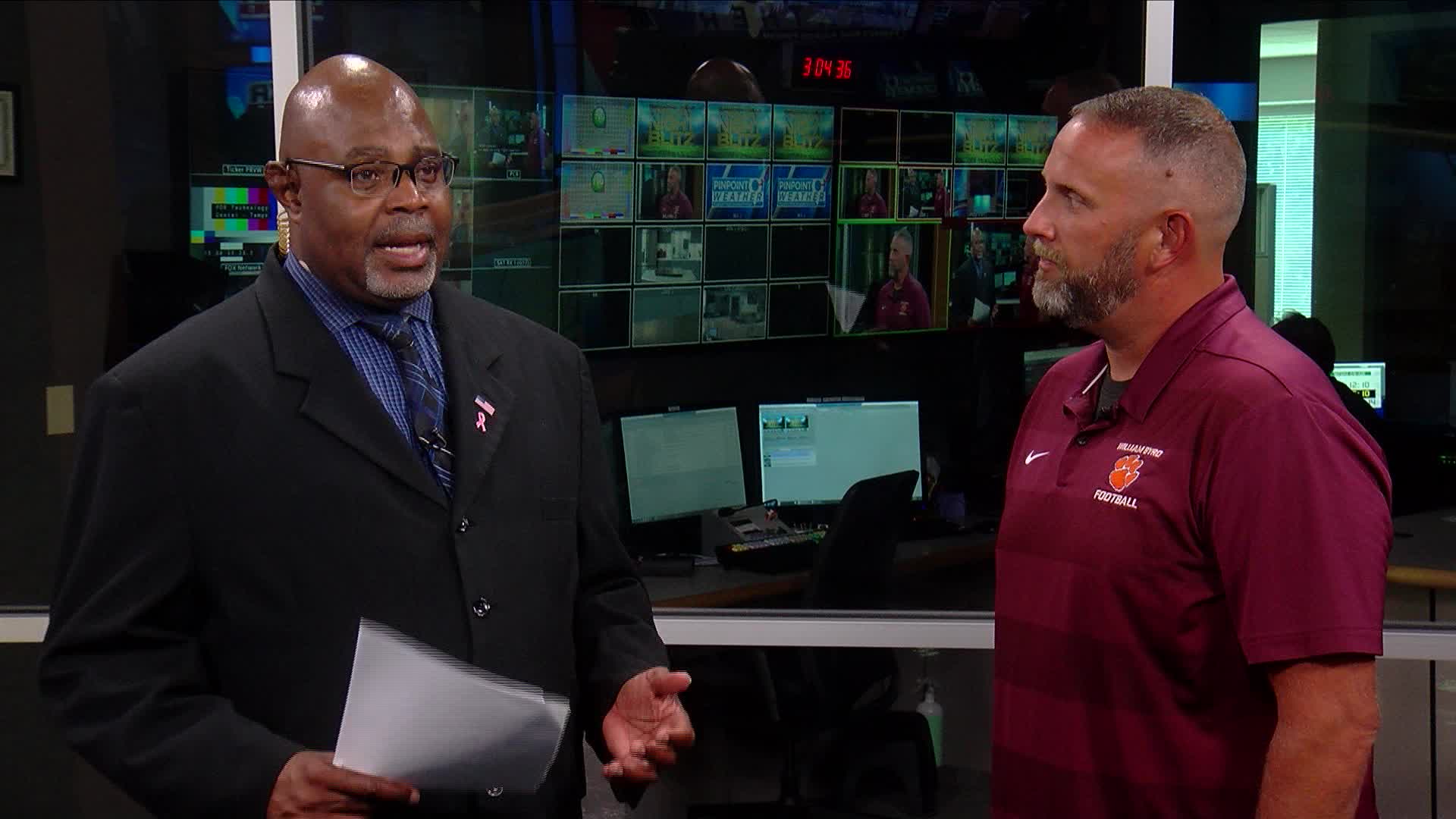 Hardee’s Friday Night Blitz Preview : William Byrd Full Interviews – WFXRtv