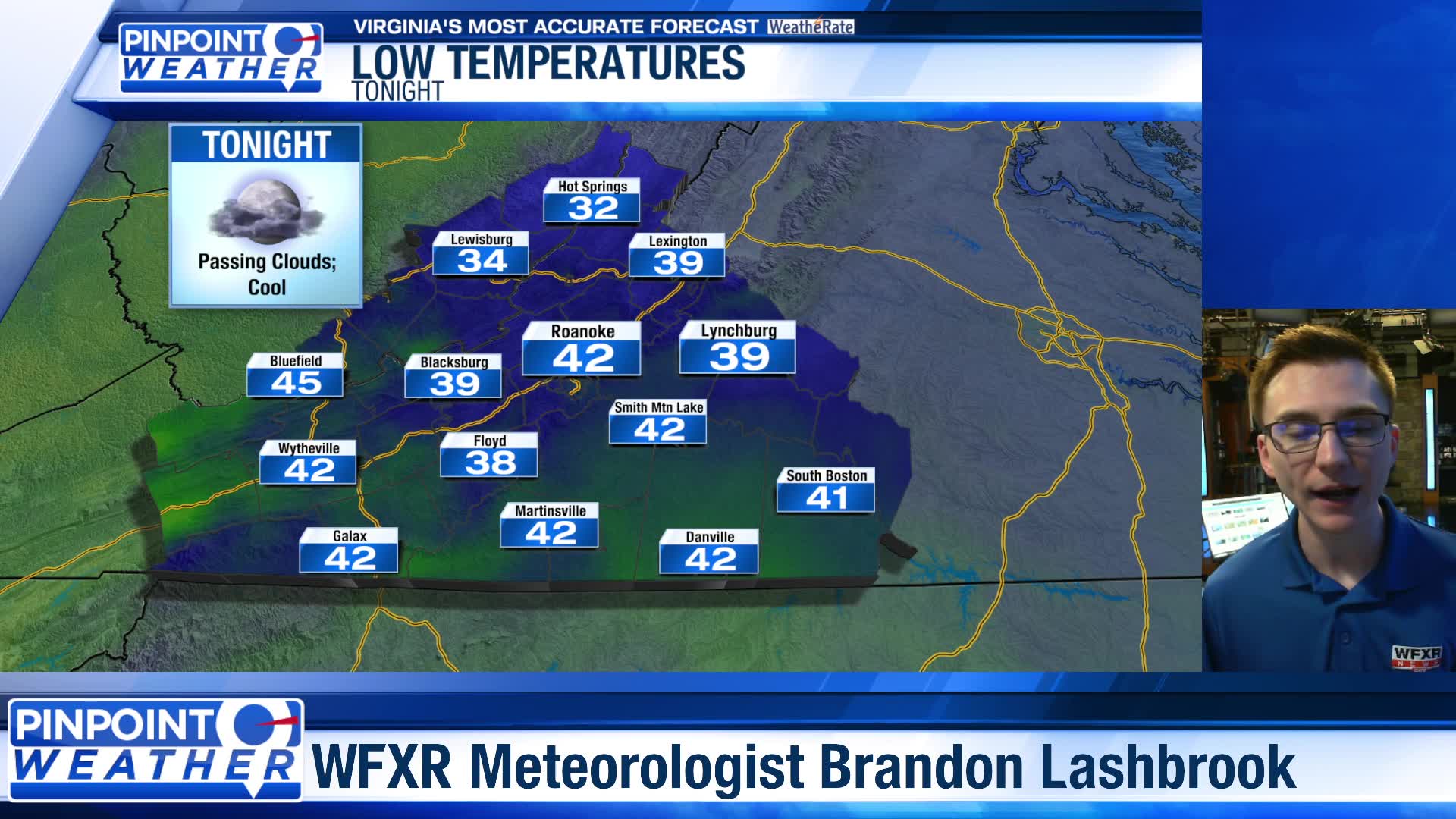 Pinpoint Weather: Saturday evening forecast – WFXRtv